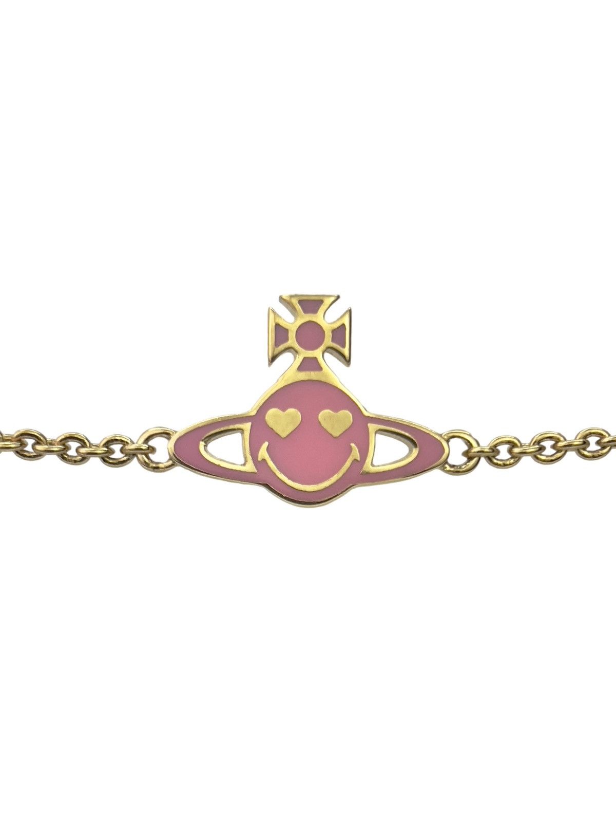 Vivienne Westwood Reversible Smiley Face Orb Bracelet | Grailed
