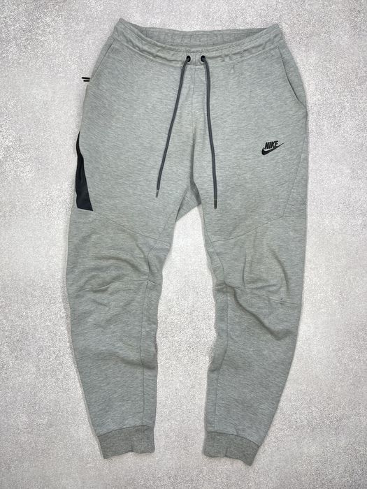 Nike Mens Nike Tech Fleece Grey Sweatpants Drill Drip TN | Grailed