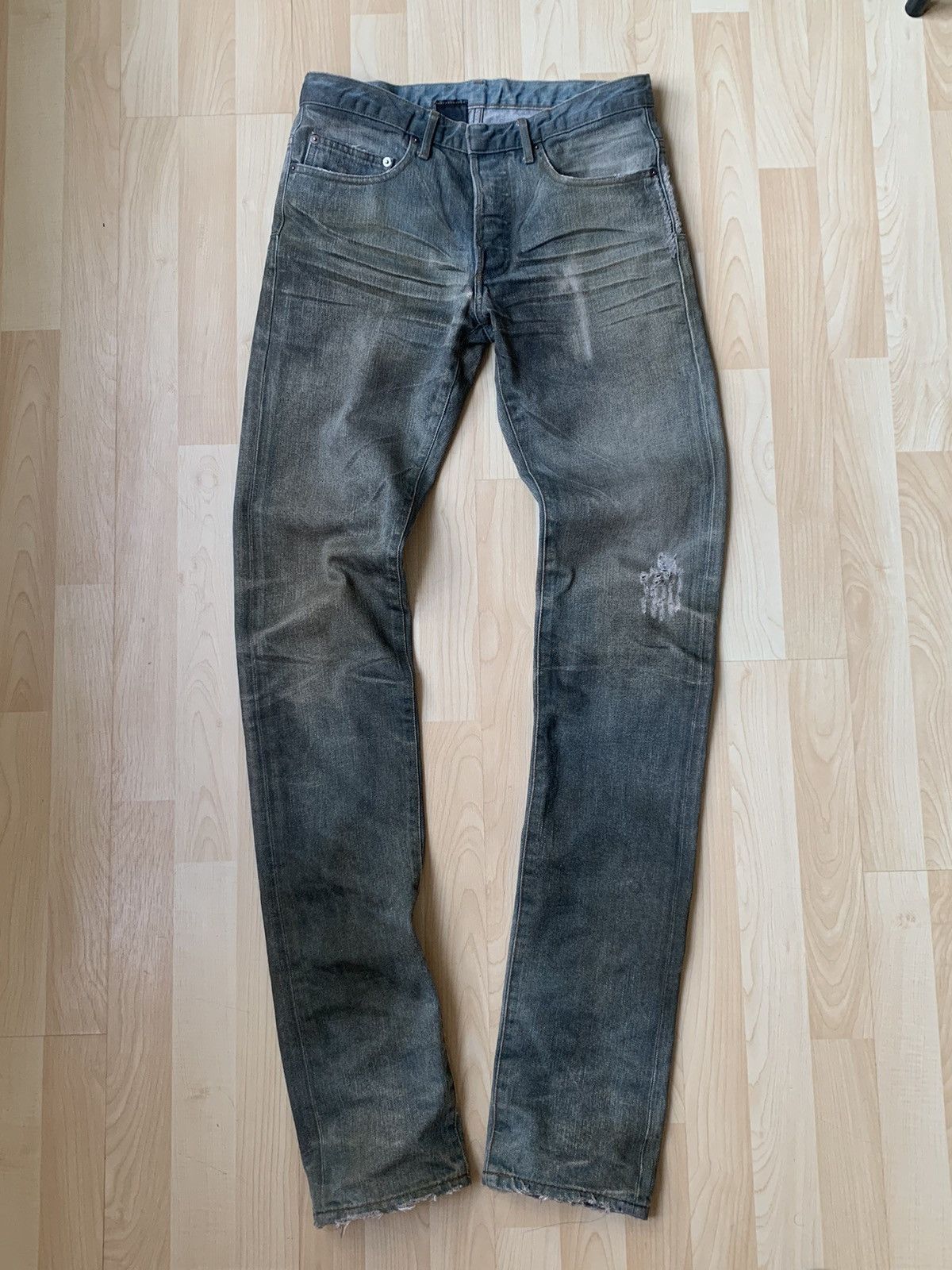 Dior × Hedi Slimane SS04 ‘Bleu Claire’ Dirty Ice Waxed Denim - Dior ...