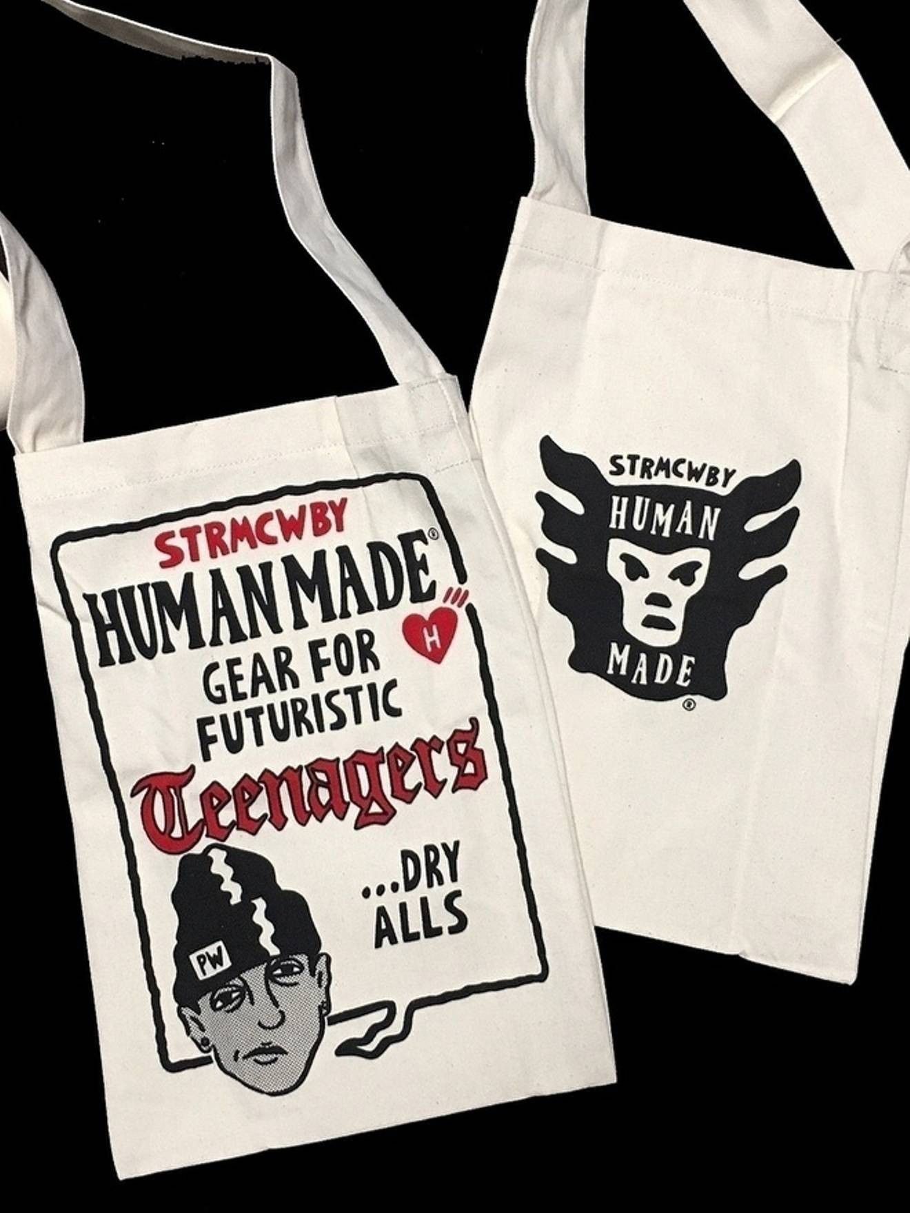 Human Made Rare HUMAN MADE Shoulder Bag PHARRELL Heart girls don't cry ...