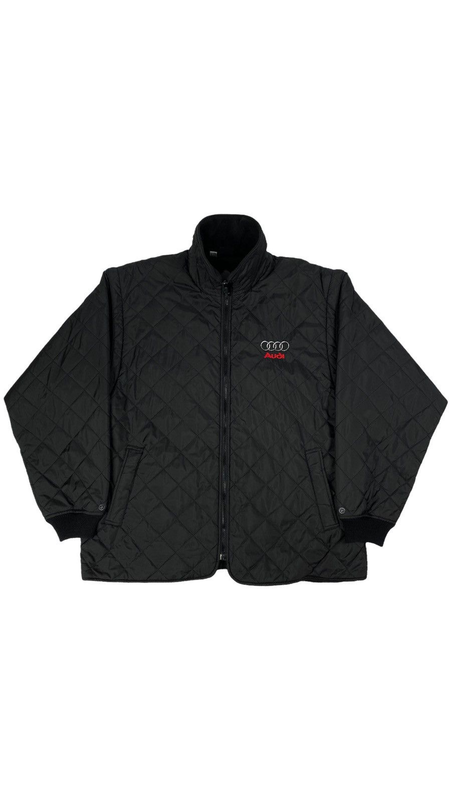 Vintage 🔥LASTDROP🔥 Vintage 2in1 Audi Jacket Vest Fleece Bomber | Grailed