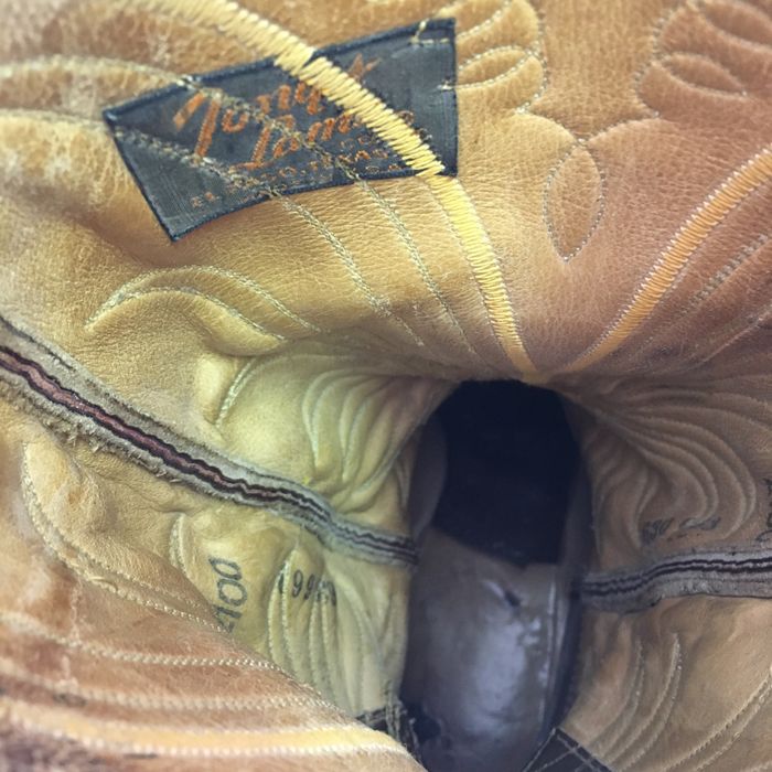 Tony Lama Tony Lama Vtg Gold Label Buckaroo Cowboy Boots Womens 10 B ...