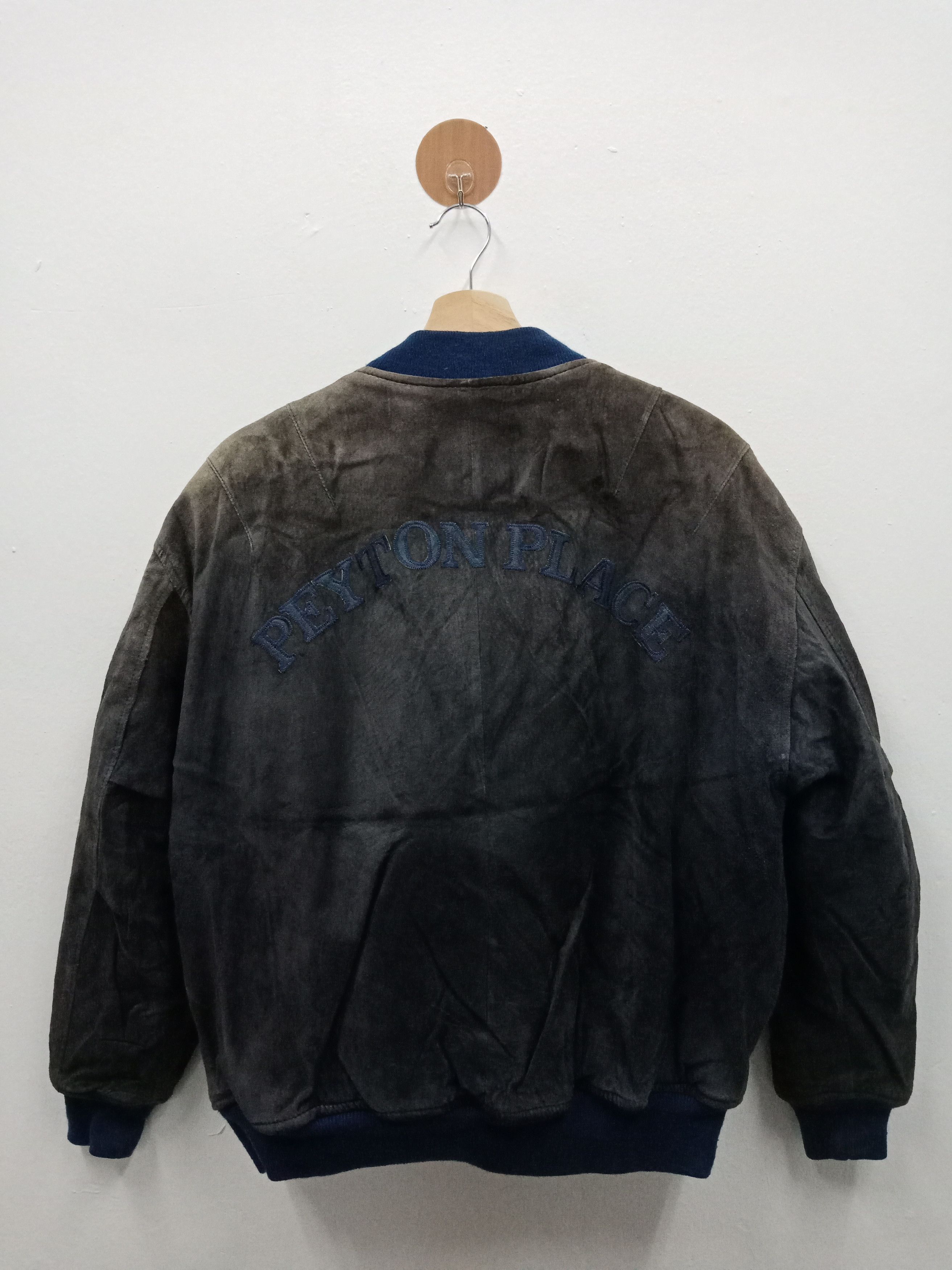 Bomber Jacket × Japanese Brand × PPFM Peyton Place PPFM Spell Out ...