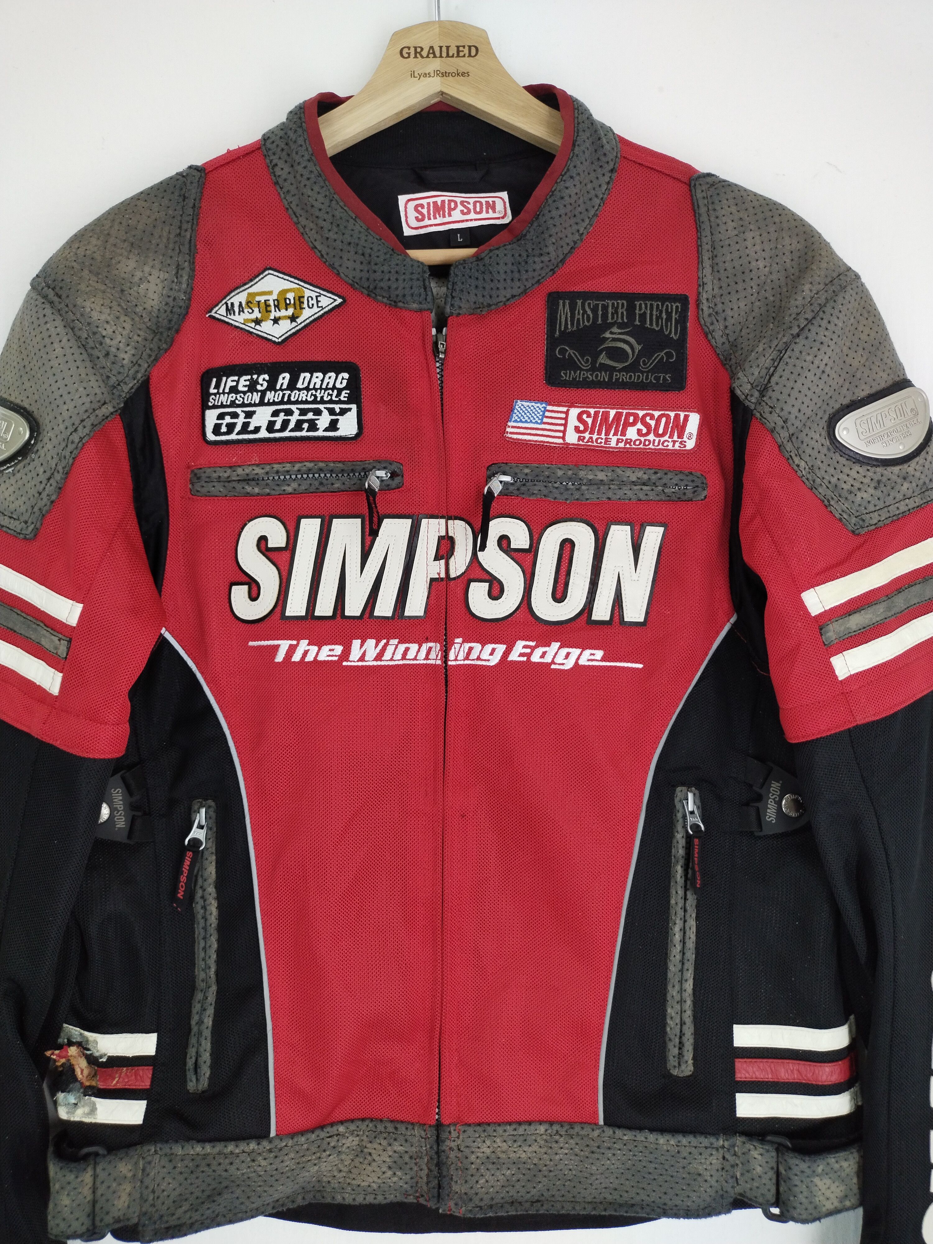 Sports Specialties SIMPSON MASTER PIECE SIMPSON PRODUCTS JACKET | Grailed