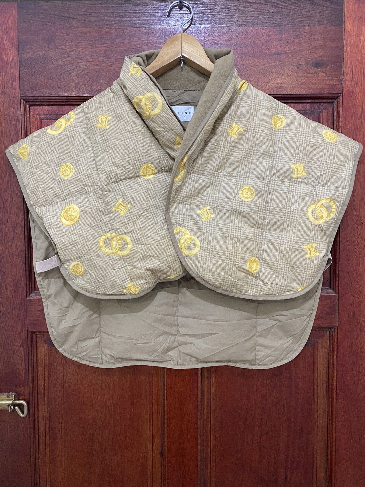 Celine Made in Japan Celine Down Poncho Monogram | Grailed