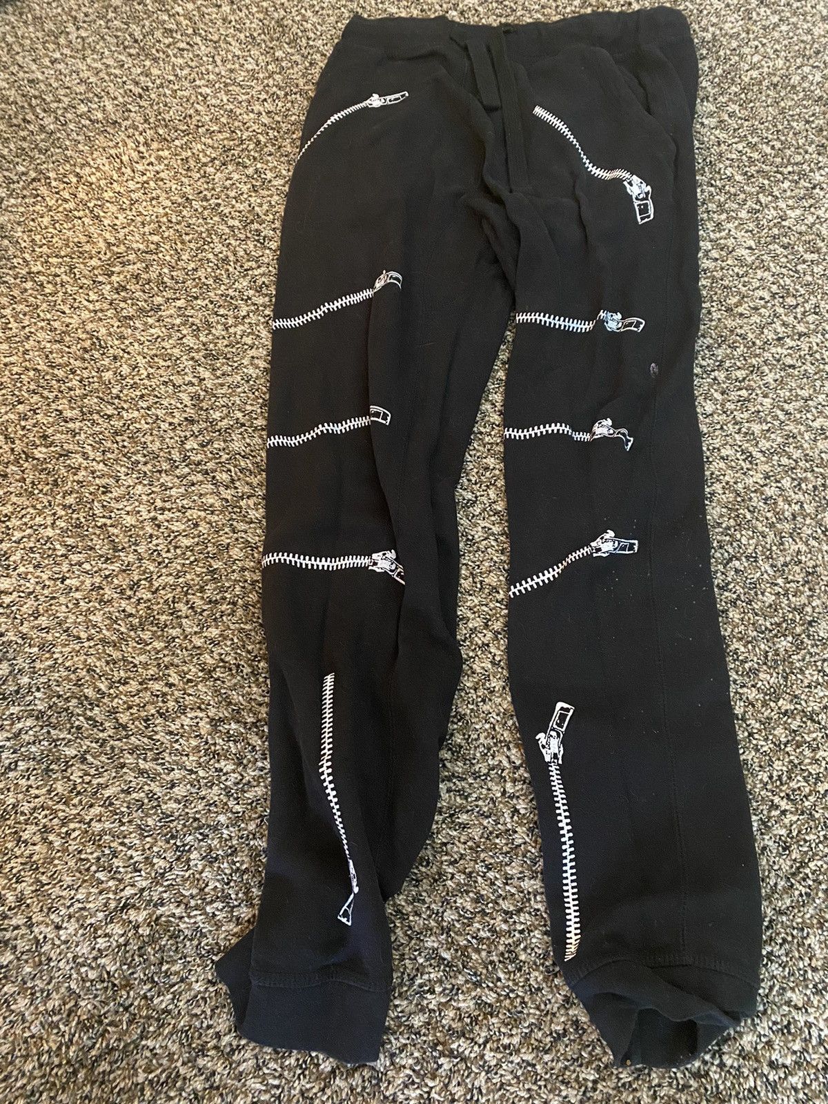 Streetwear Addicted To Chaos - Black “Barbed Wire” Sweatpants | Grailed