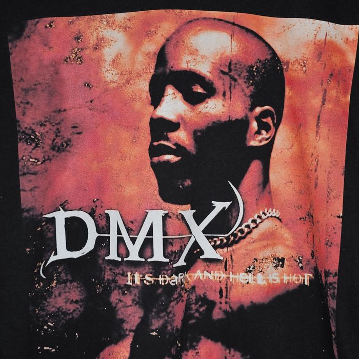Vintage DMX 'It's dark and hell is hot' vintage mid Y2K rap tee | Grailed