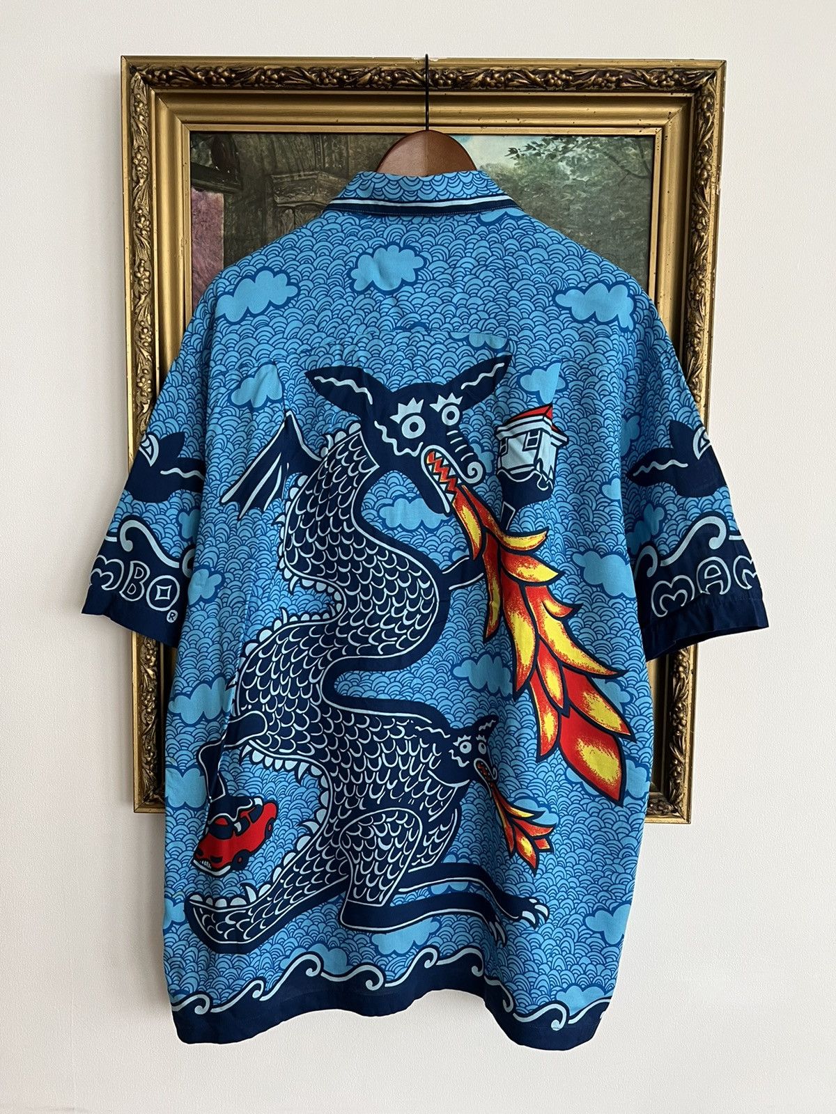Vintage Vintage 90s Mambo Dragon Hawaiian Shirt (Surf Style) | Grailed