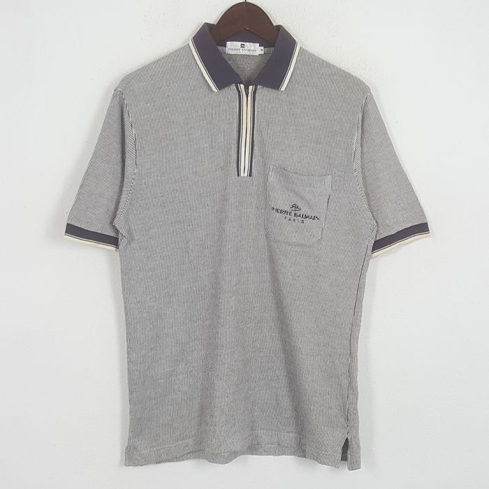 Vintage Vintage Pierre Balmain Paris Stripped Polos Shirt | Grailed