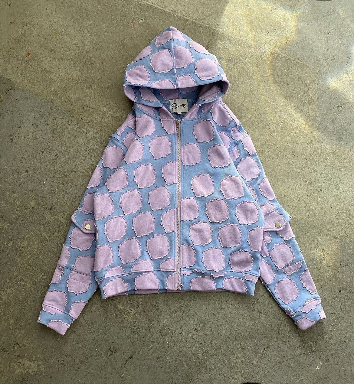 Streetwear Mind Liquid Clothing Brand Patchwork Hoodie | Grailed