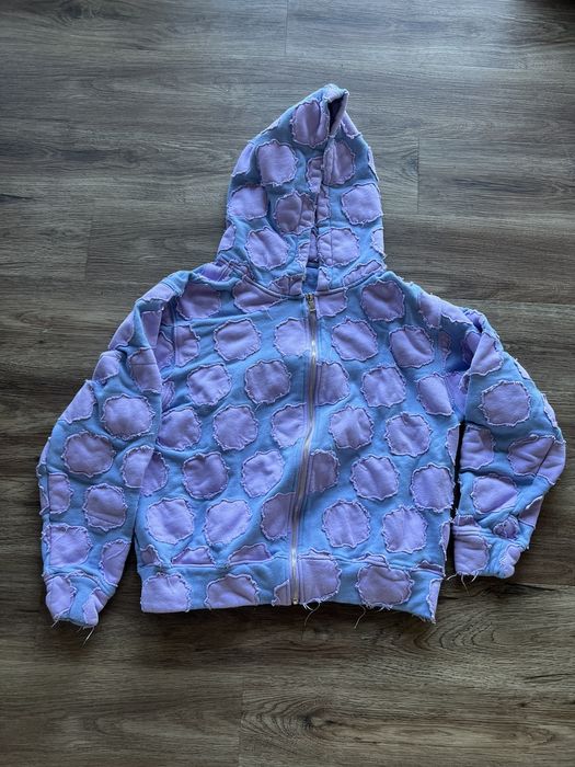 Streetwear Mind Liquid Clothing Brand Patchwork Hoodie | Grailed