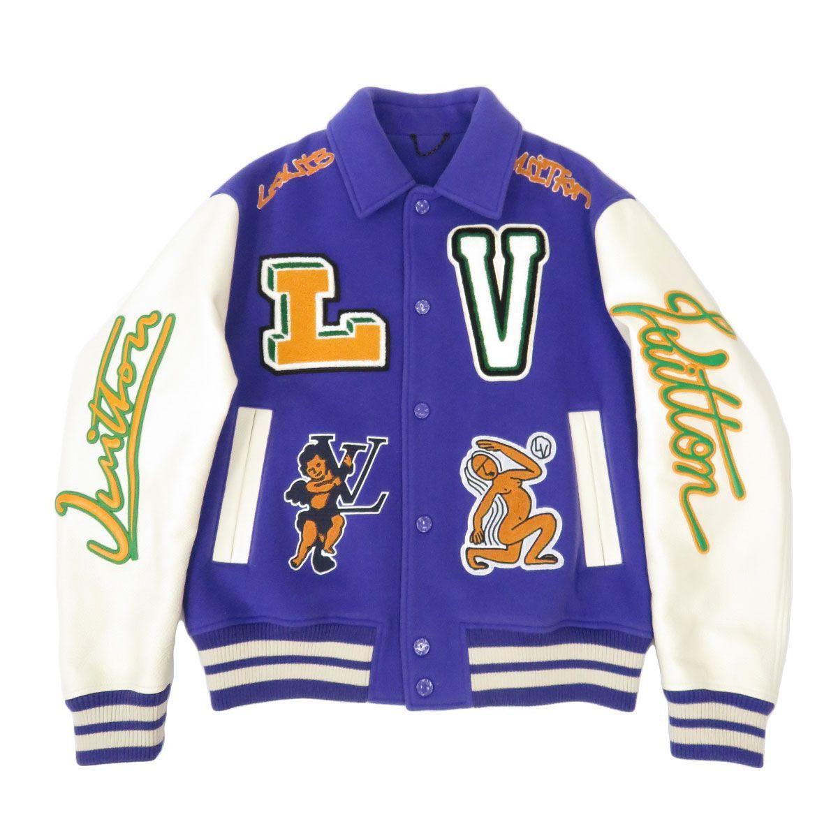 Louis Vuitton Louis Vuitton Varsity Jacket 22AW Virgil Abloh | Grailed