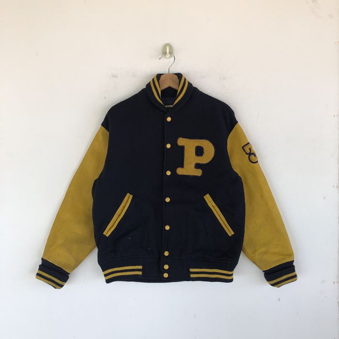 Vintage Poleposition Varsity Jacket Japanese Letterman Wool Jacket ...
