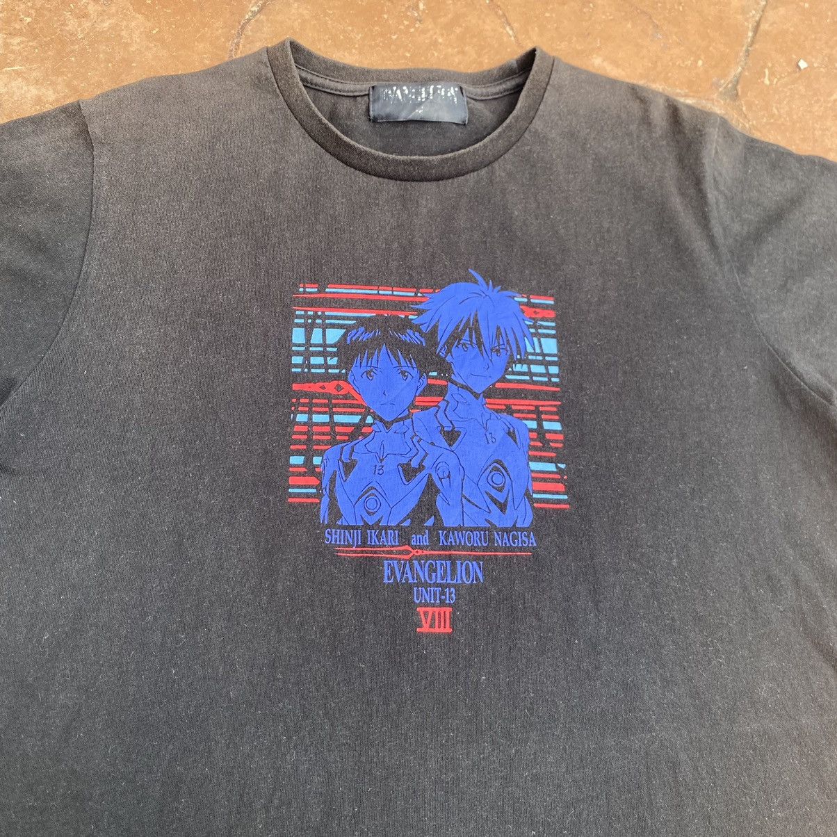 Anime × Cartoon Network × Vintage Thrashed Faded Vintage Evangelion ...