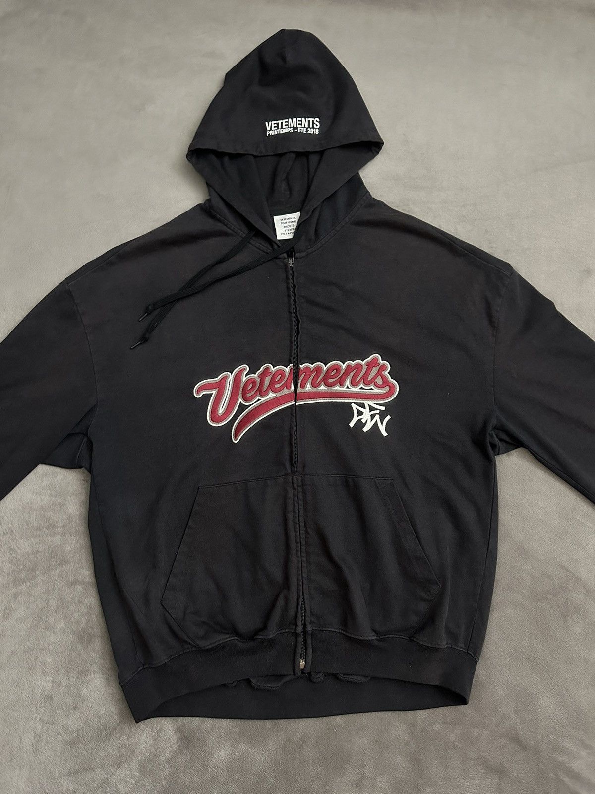 Vetements Vetements Bro Zip Up Hoodie | Grailed