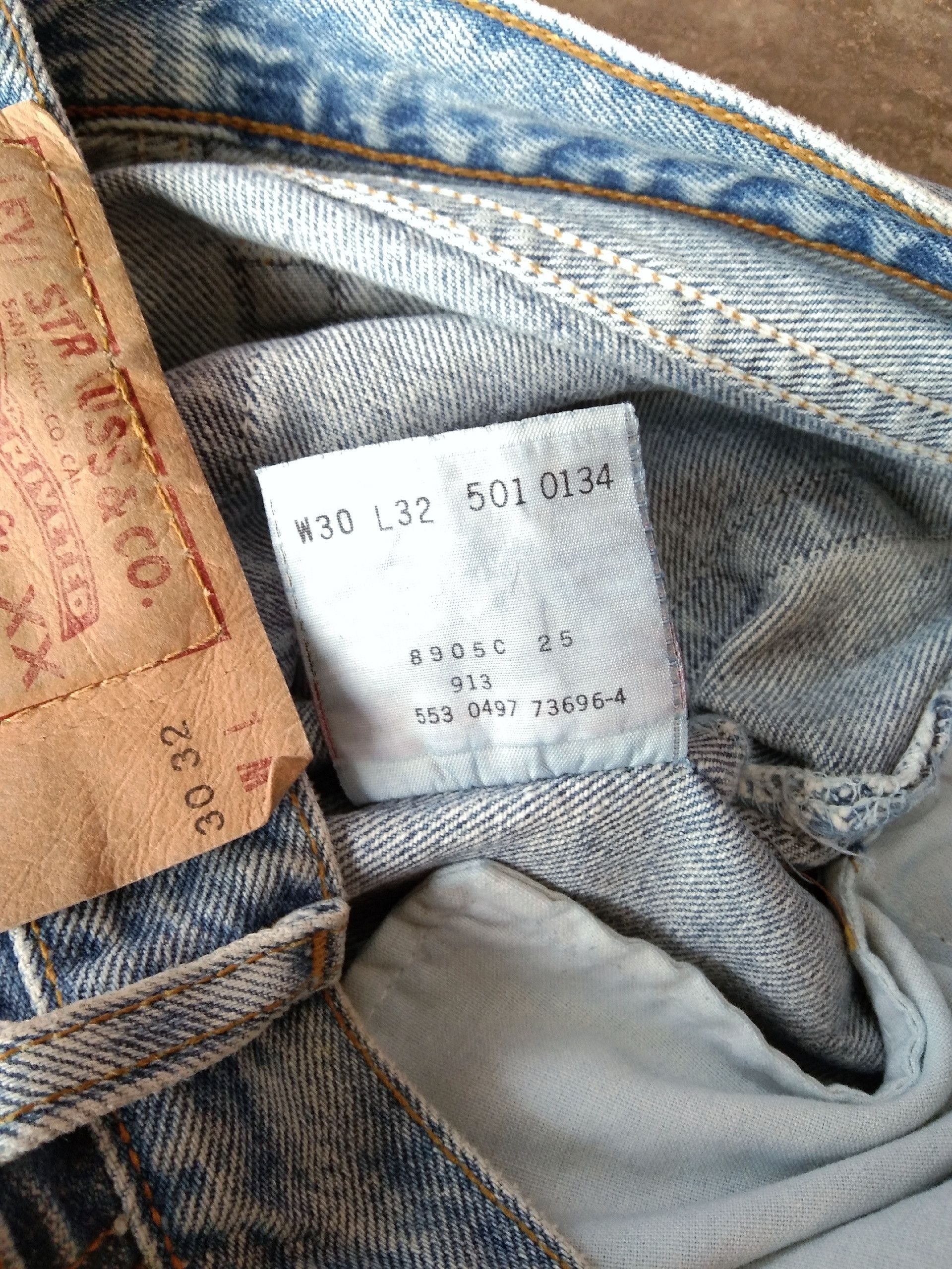 Levi's × Streetwear × Vintage 90s Vintage Levis 501 Made In USA Distressed Jeans 30x27 | Grailed