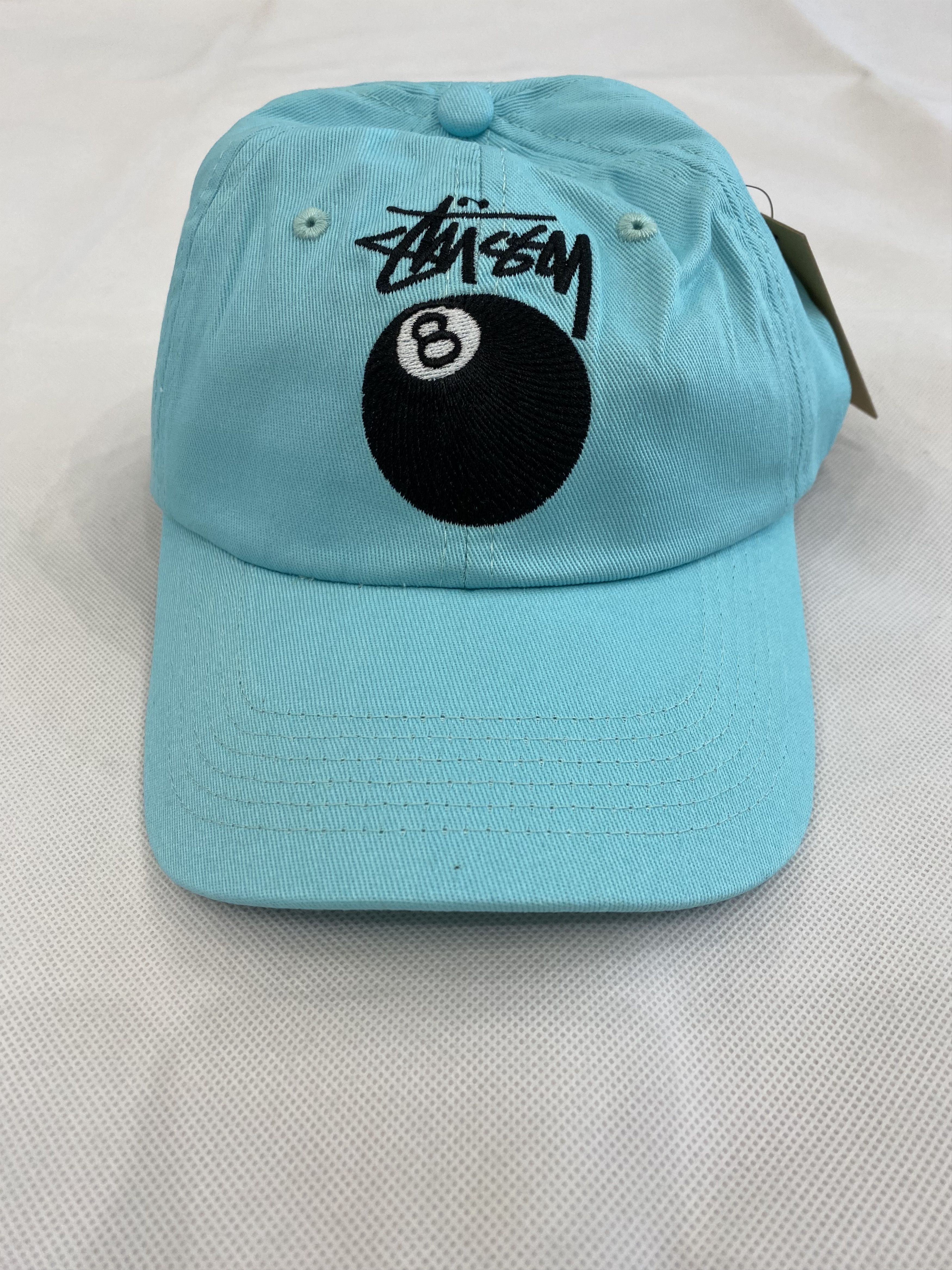 Stussy Stussy 8 Ball Logo Embroidered 5 Panel Snapback Hat Blue | Grailed