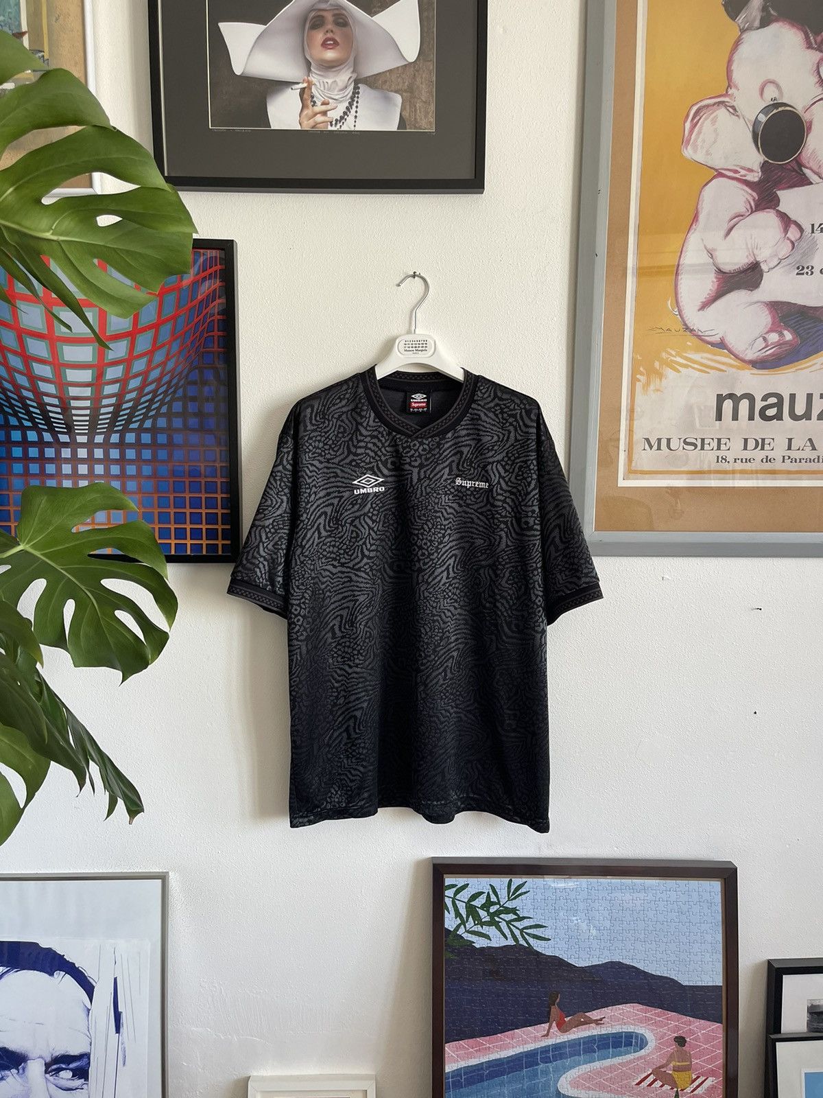 Supreme × Umbro Supreme x Umbro Jacquard Animal Print Jersey - Black ...