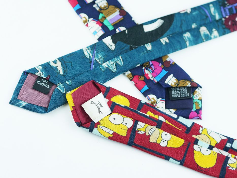 Vintage The Simpsons, Looney Tunes, South Park vintage 3 ties | Grailed