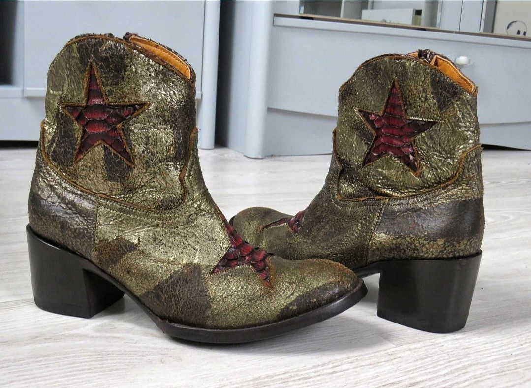 Cowboy Equipment MEXICANA OLD GRINGO Python Star Distressed Western ...