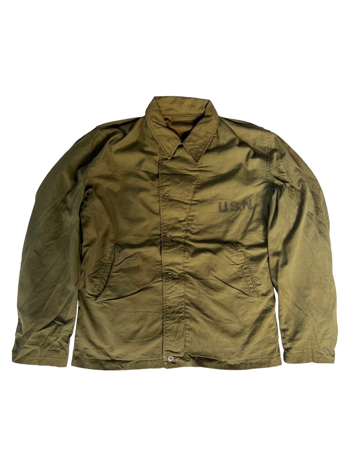 Military × Streetwear × Vintage VERY RARE VINTAGE JACKET DECK N4 GREEN ...