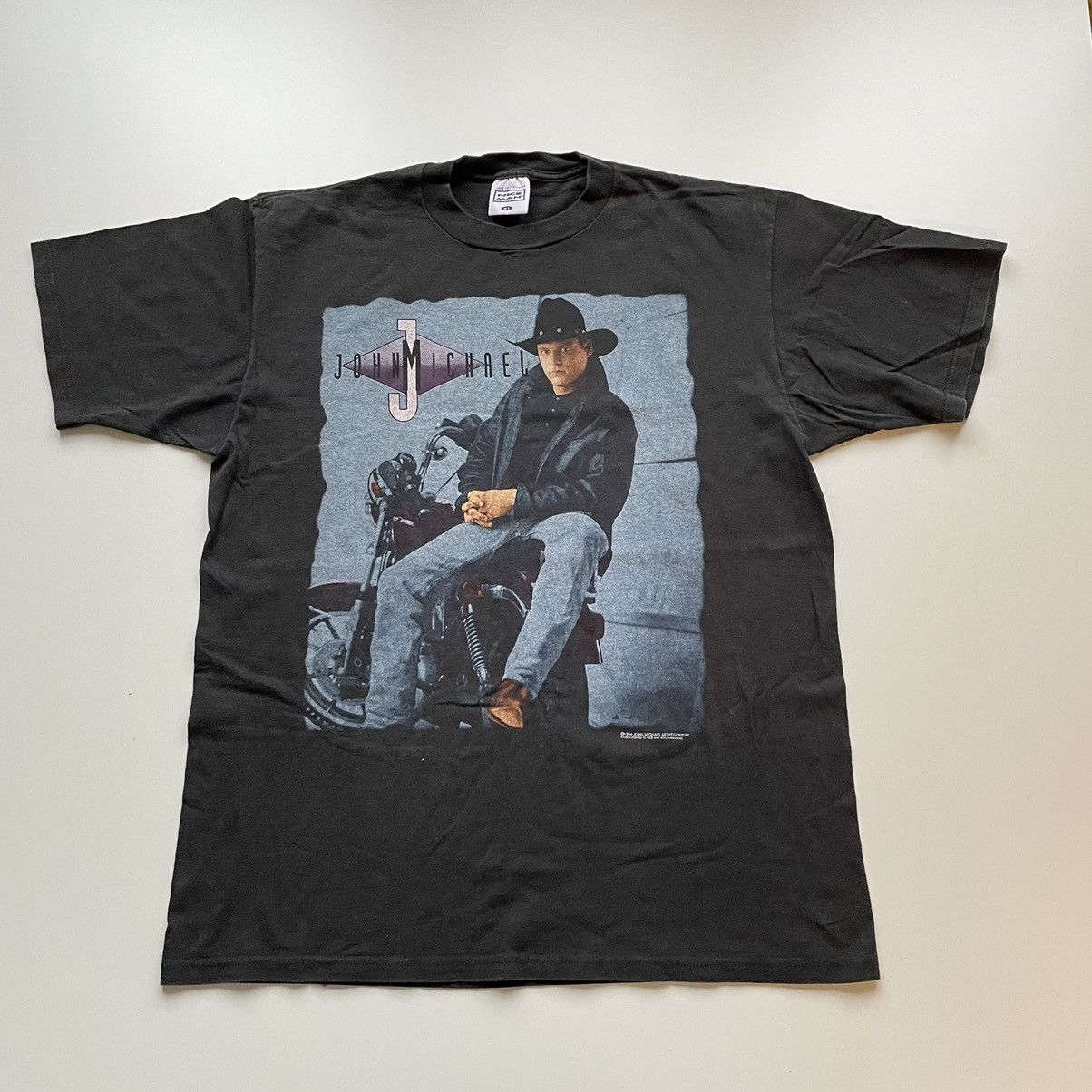 Vintage Vintage 90s John Michael country singer graphic t shirt | Grailed