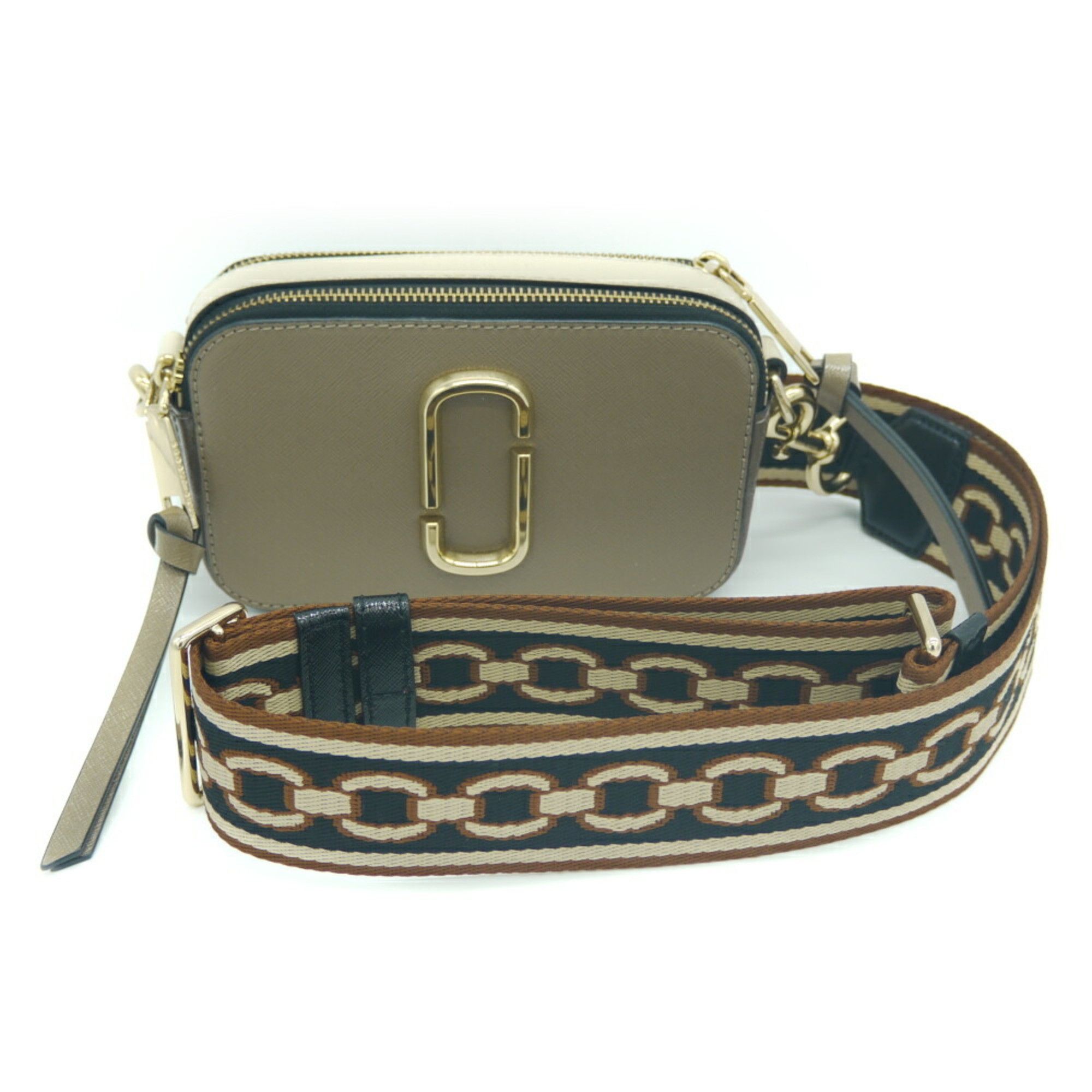 Marc Jacobs MARC JACOBS mark Jacobs the shoulder bag camera gray chain ...