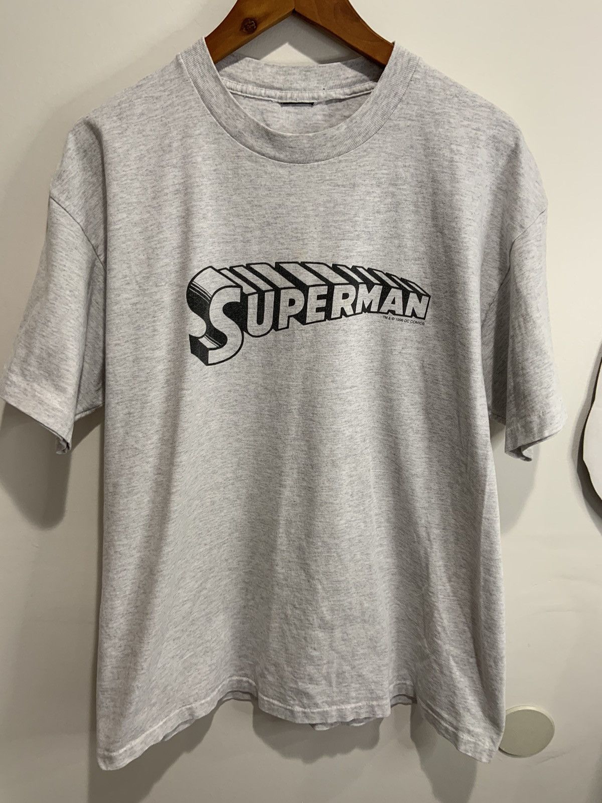 Vintage Vintage 1996 Superman Logo Tee | Grailed