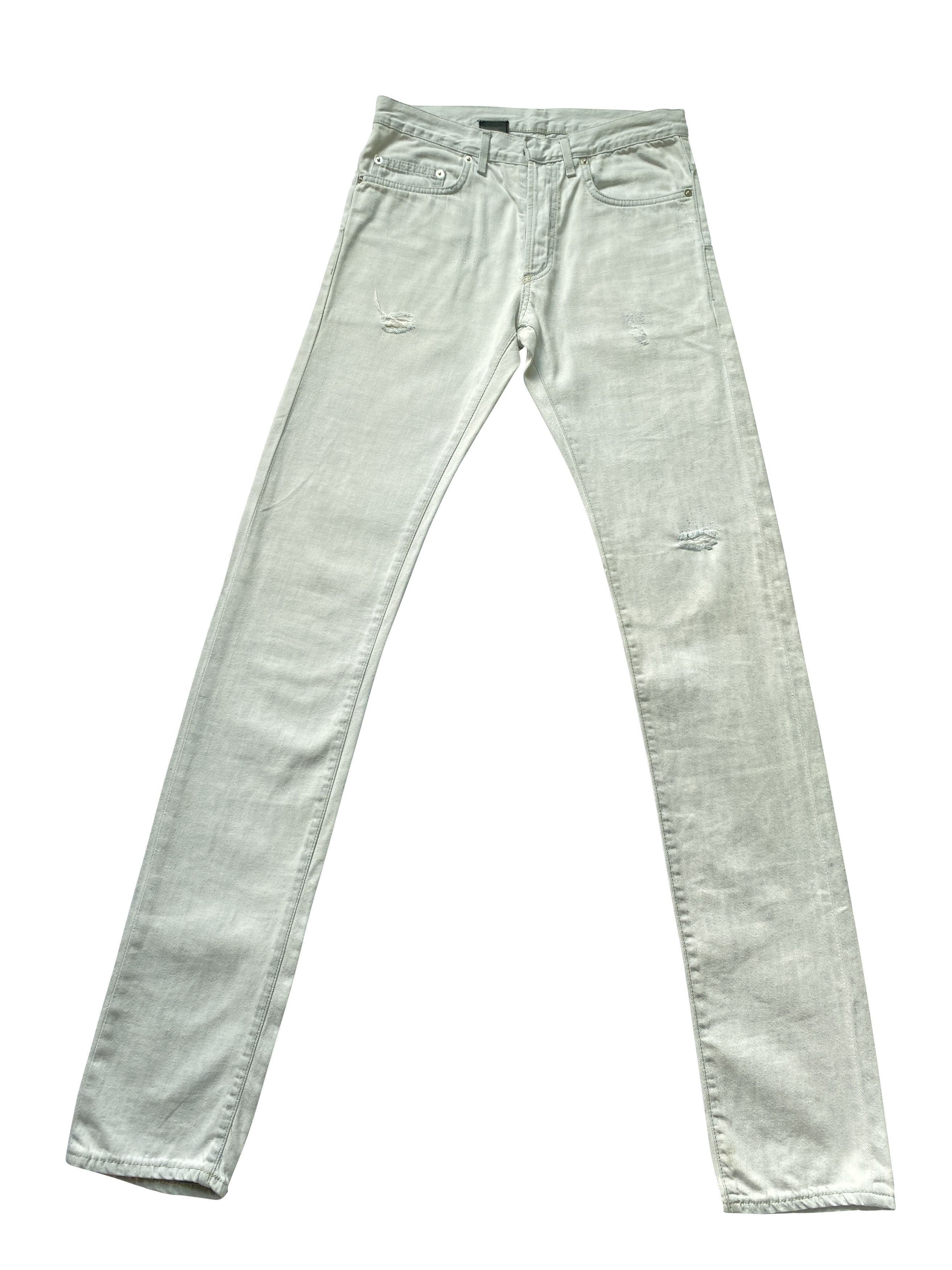 Dior ⚡️QUICK SALE⚡️Dior Washed Out White Jeans Denim | Grailed