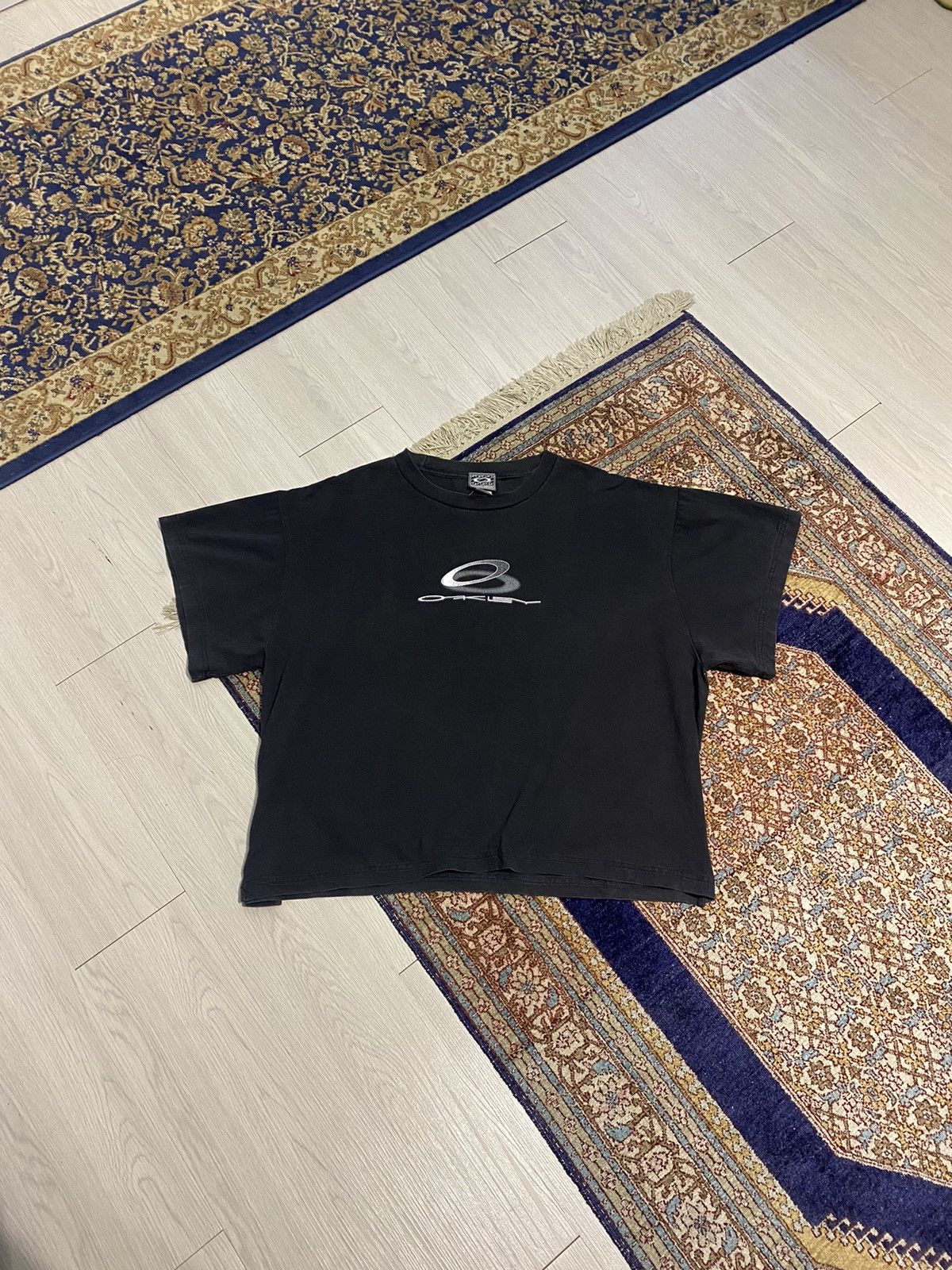 Vintage VINTAGE OAKLEY GENUINE SOFTWARE OVAL LOGO BAGGY TEE | Grailed