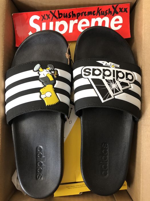 Adidas Adidas Slides “Adilette Comfort Slides The Simpsons” | Grailed