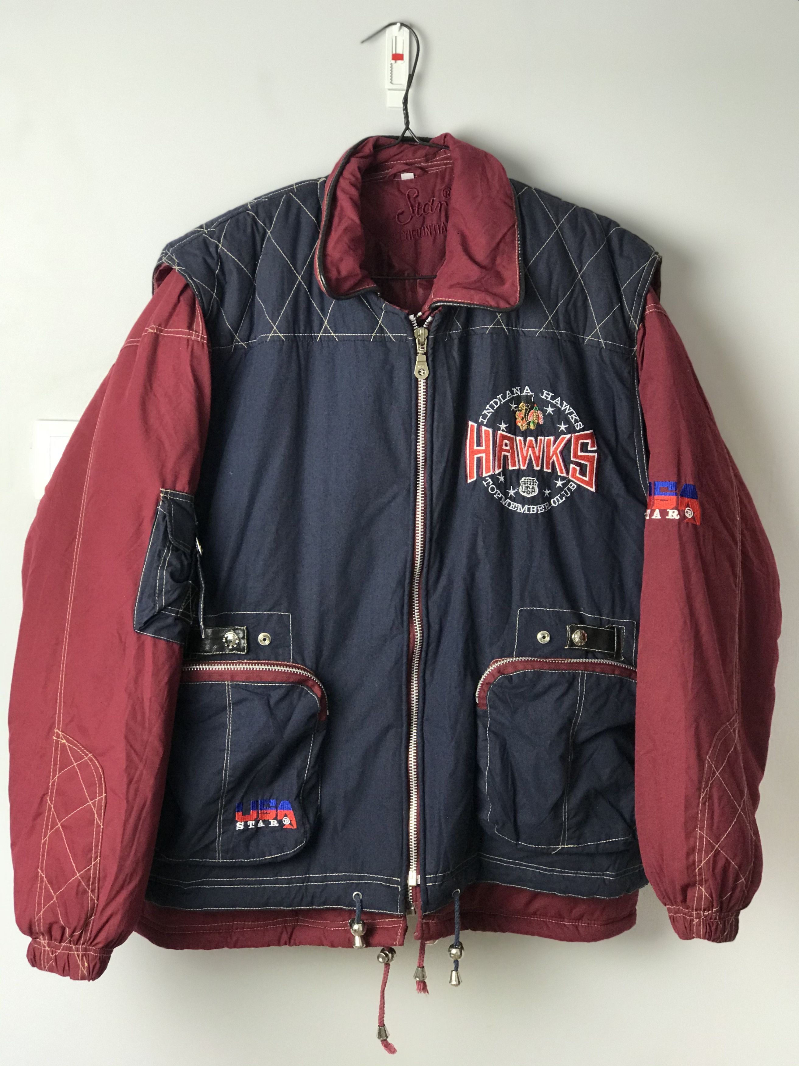 Vintage Indiana Hawks Top Member Club vintage jacket | Grailed