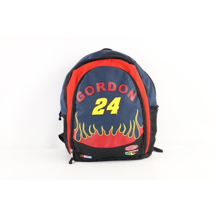 Vintage Vintage NASCAR Distressed Jeff Gordon Fire Flames Backpack ...