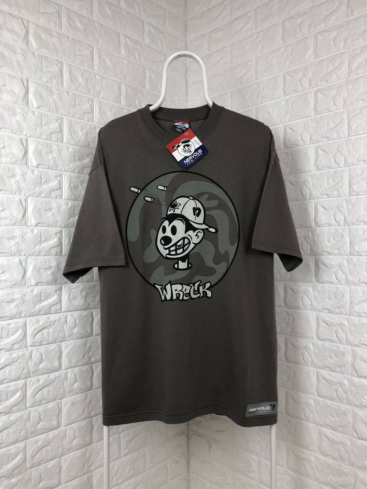 Vintage Deadstock Vintage Nervous Records Wreck Tshirt | Grailed