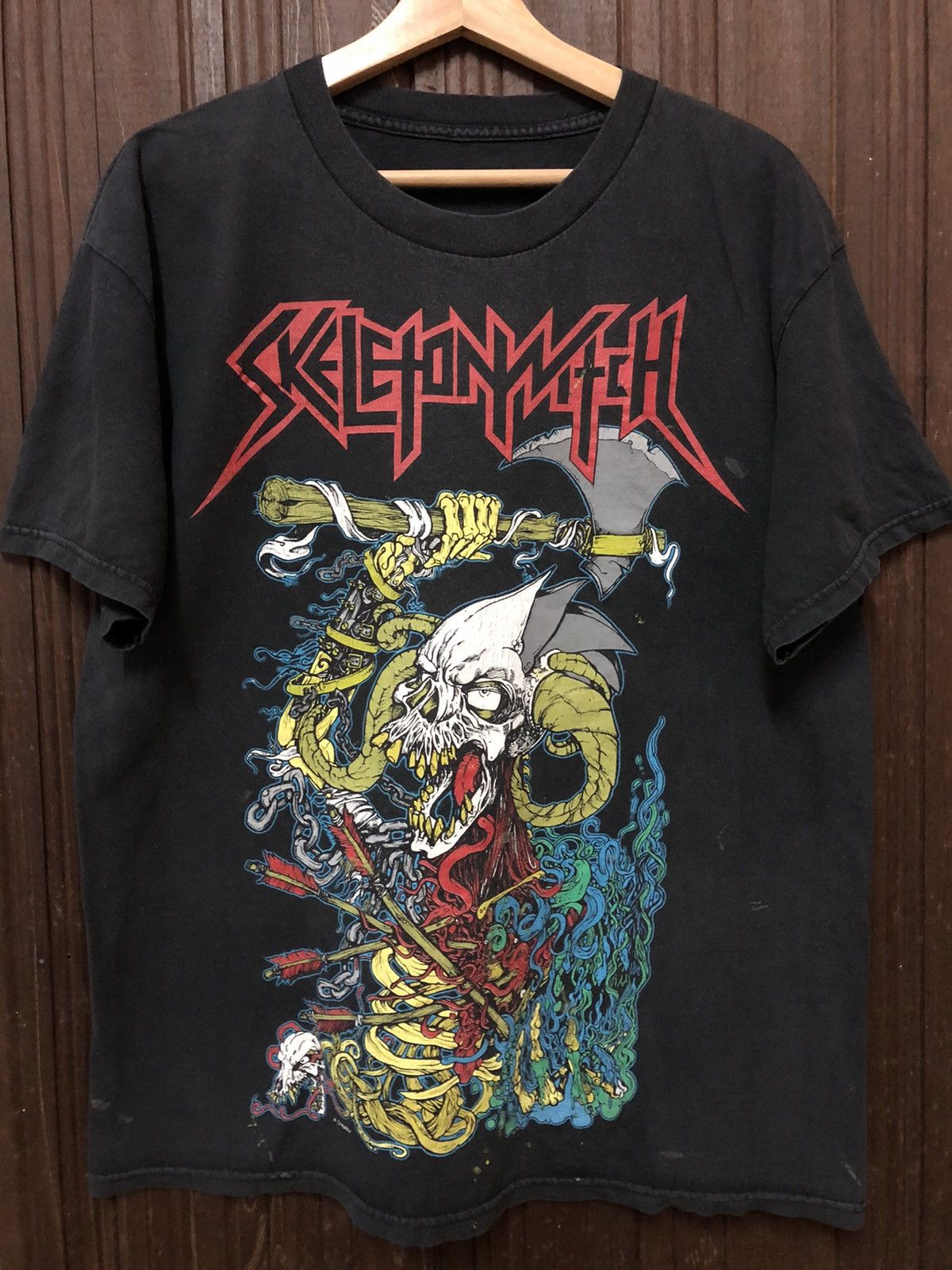 Band Tees × Vintage Vintage Skeletonwitch Thrash Metal Band Tee Shirt ...