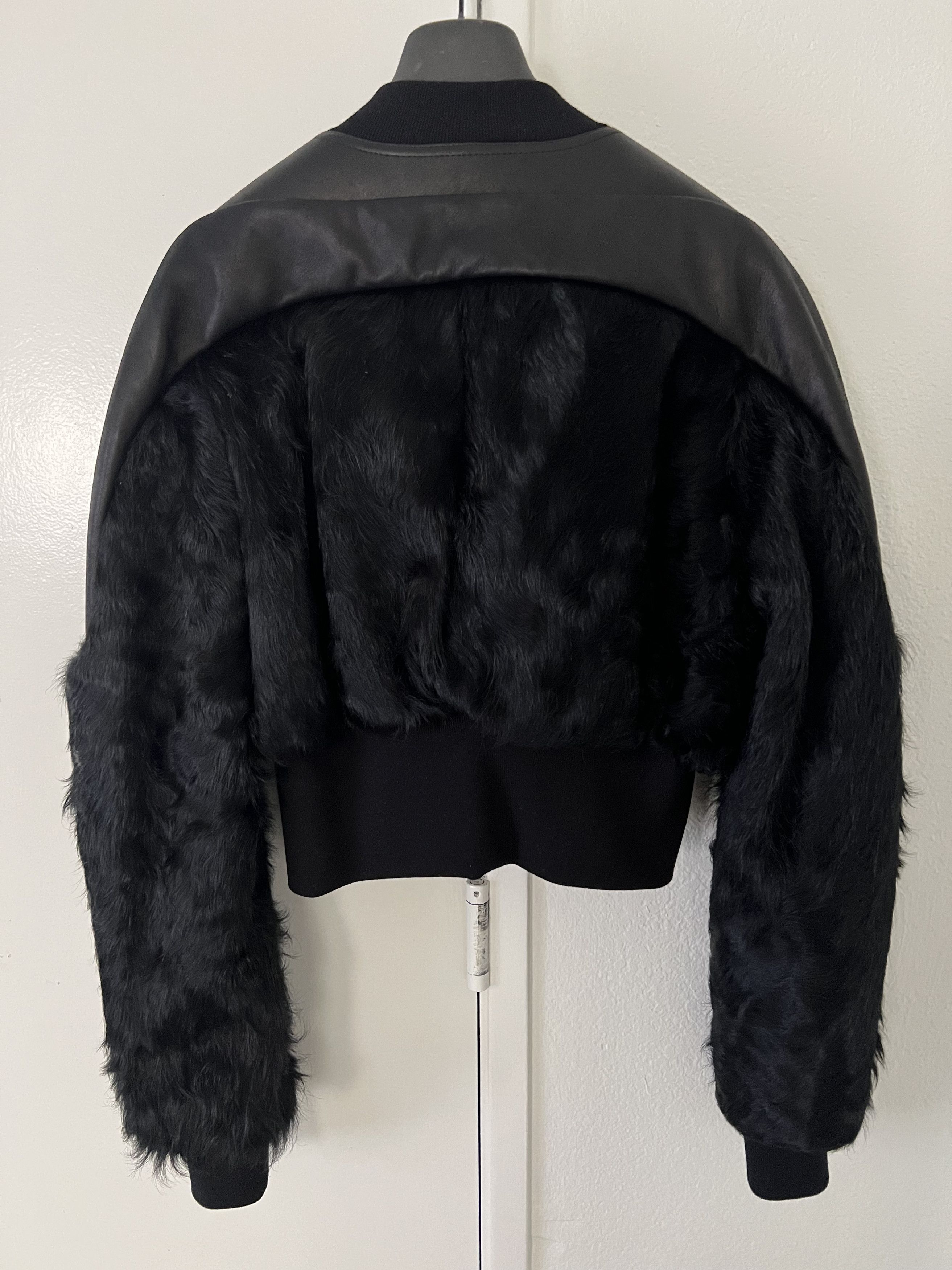 Rick Owens Girdered Cropped Bomber Jacket | Grailed