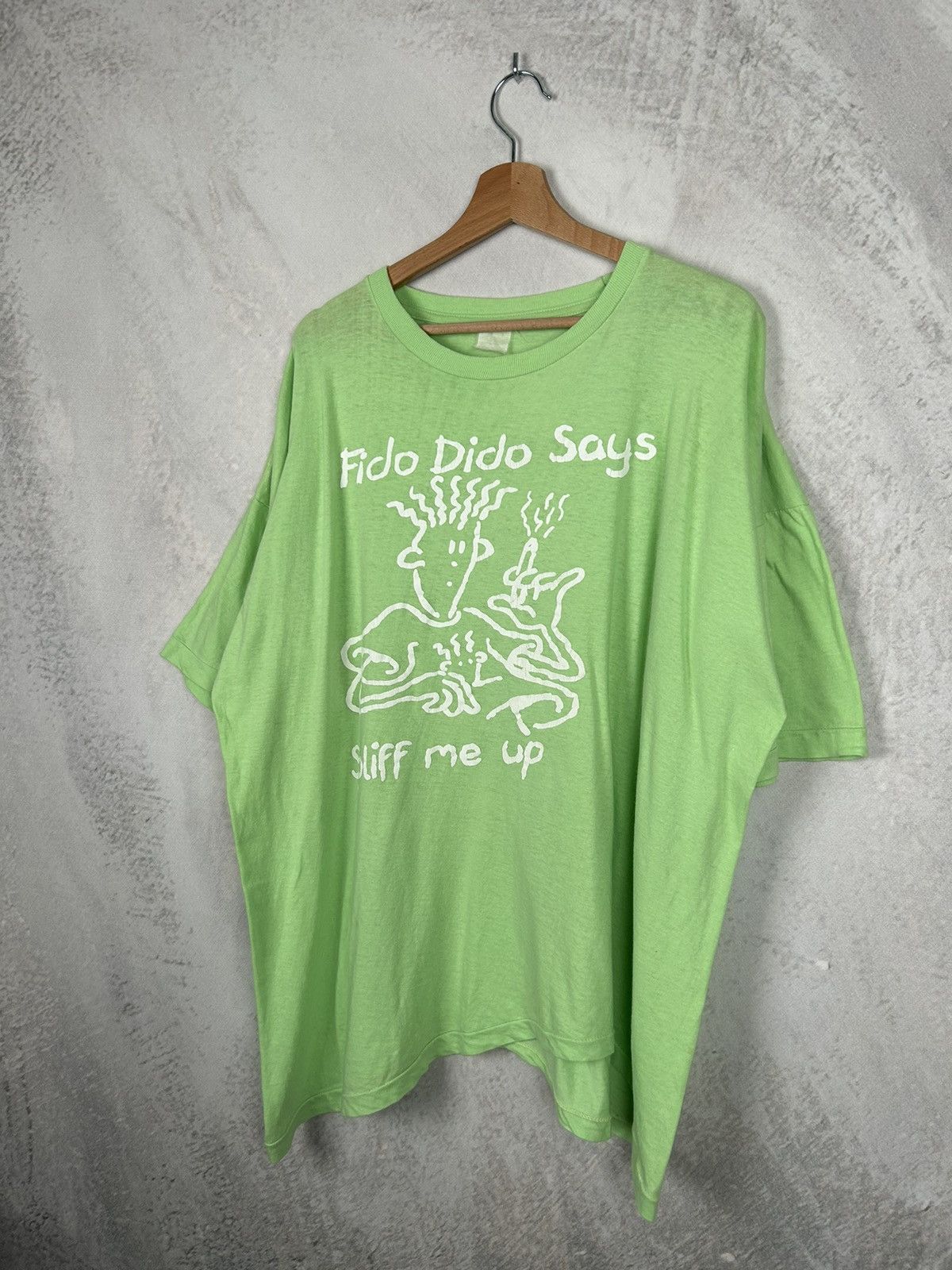 Movie × Vintage Vintage Fido Dido 7UP 80s Single Stitch Rare Primo ...