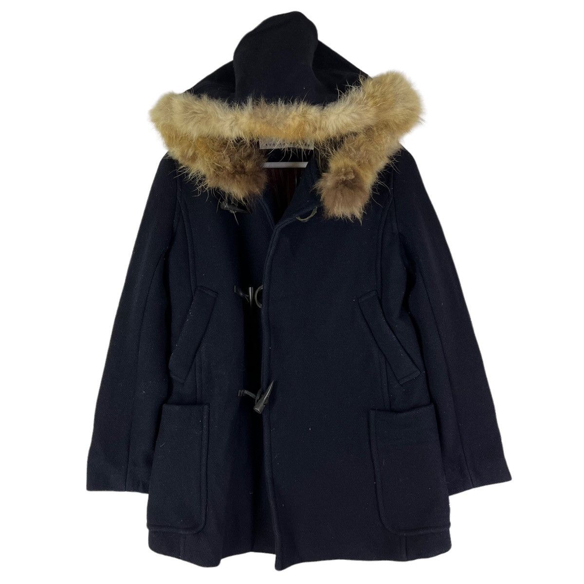 Issey Miyake 💥SUNAO KUWAHARA FUR TRIM WOOL DUFFER COAT STYLE | Grailed