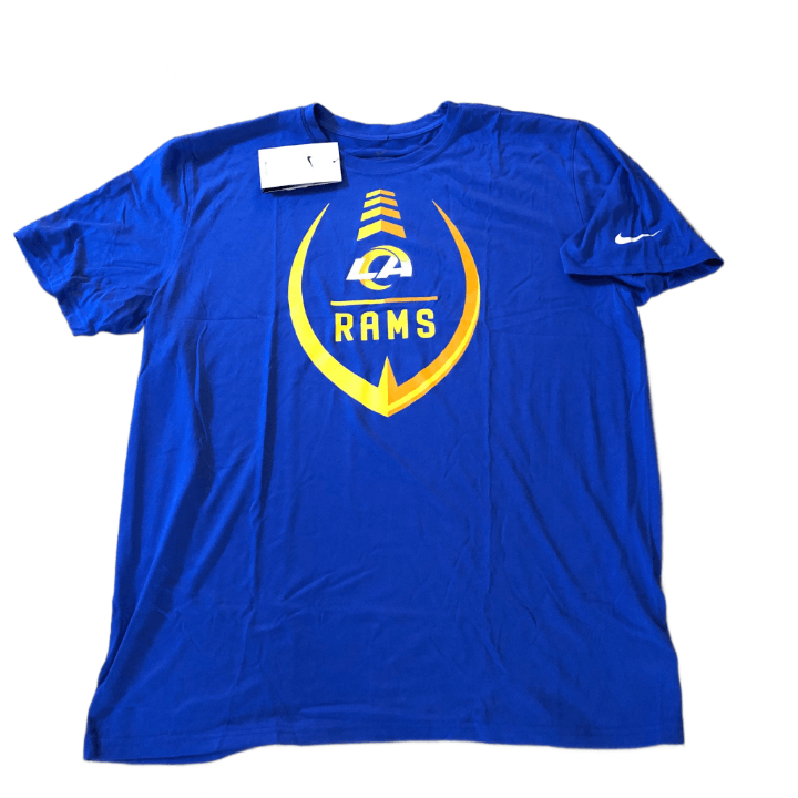 Nike NWT Los Angeles Rams Nike Dri-Fit Football Small T-Shirt | Grailed