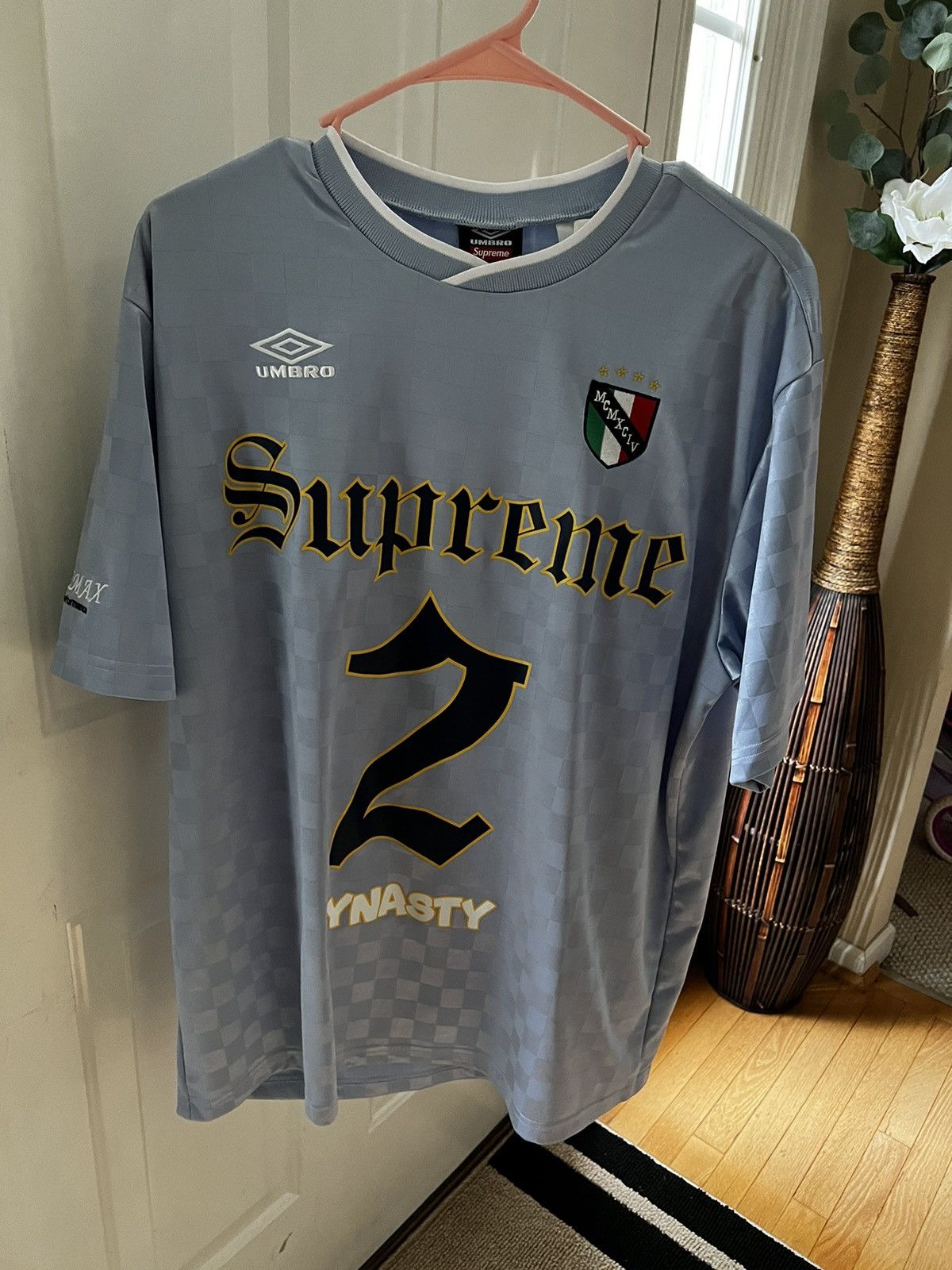 Supreme × Umbro Supreme Umbro soccer jersey | Grailed