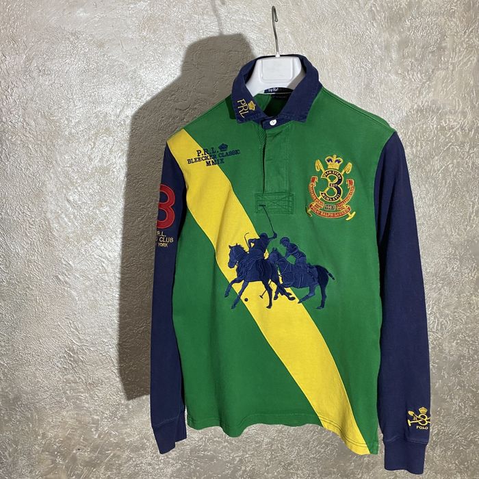 Polo Ralph Lauren PRL Club Challenge Cup Vintage 90s Rugby Shirt Y2K Rare Hype | Grailed