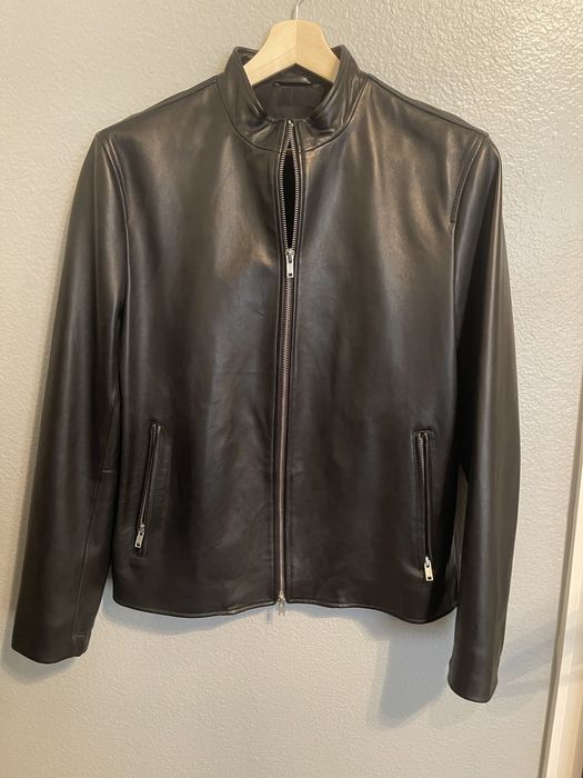 Theory Theory Morvek Leather Jacket | Grailed