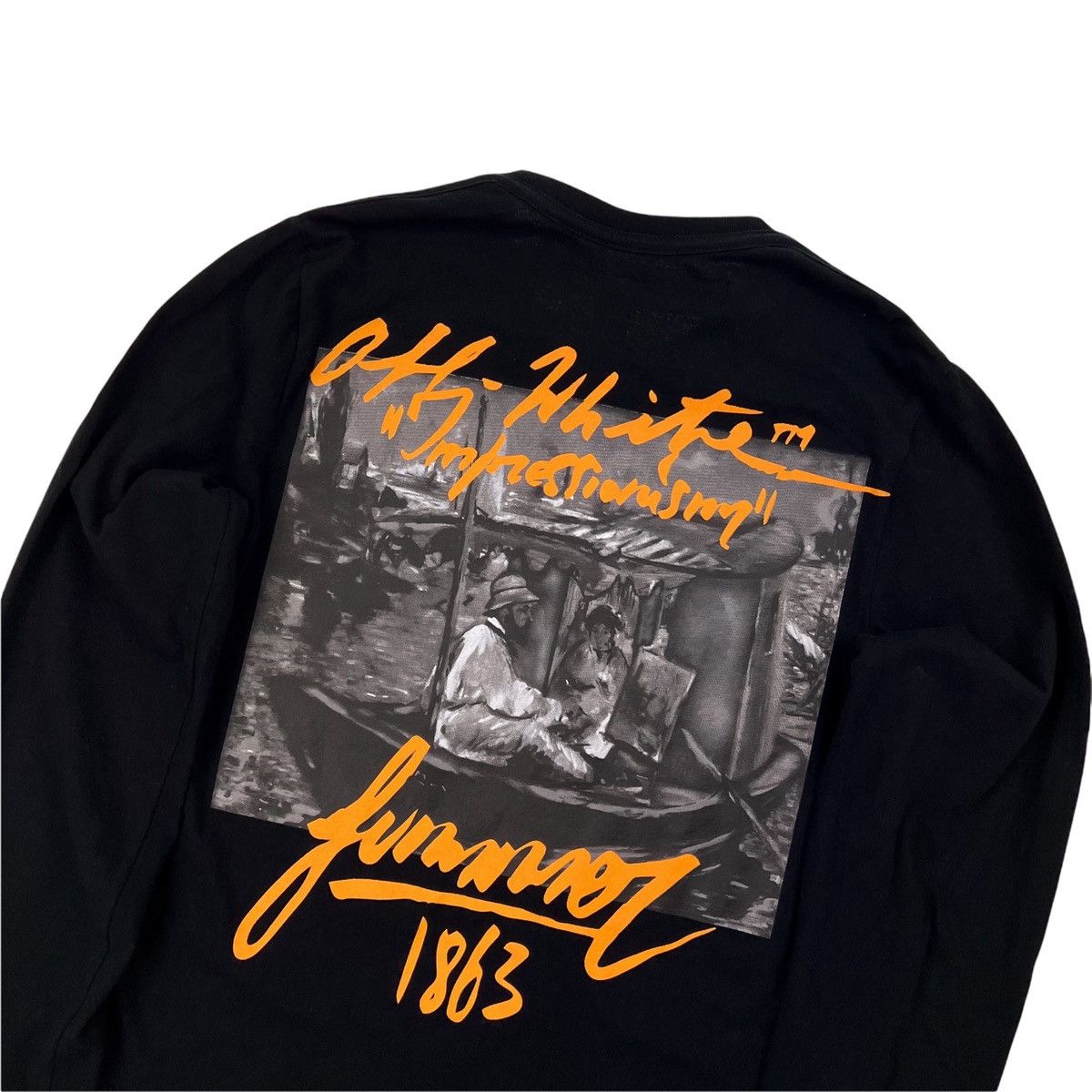Off-White Off-White Impressionism Long Sleeve T Shirt | Grailed