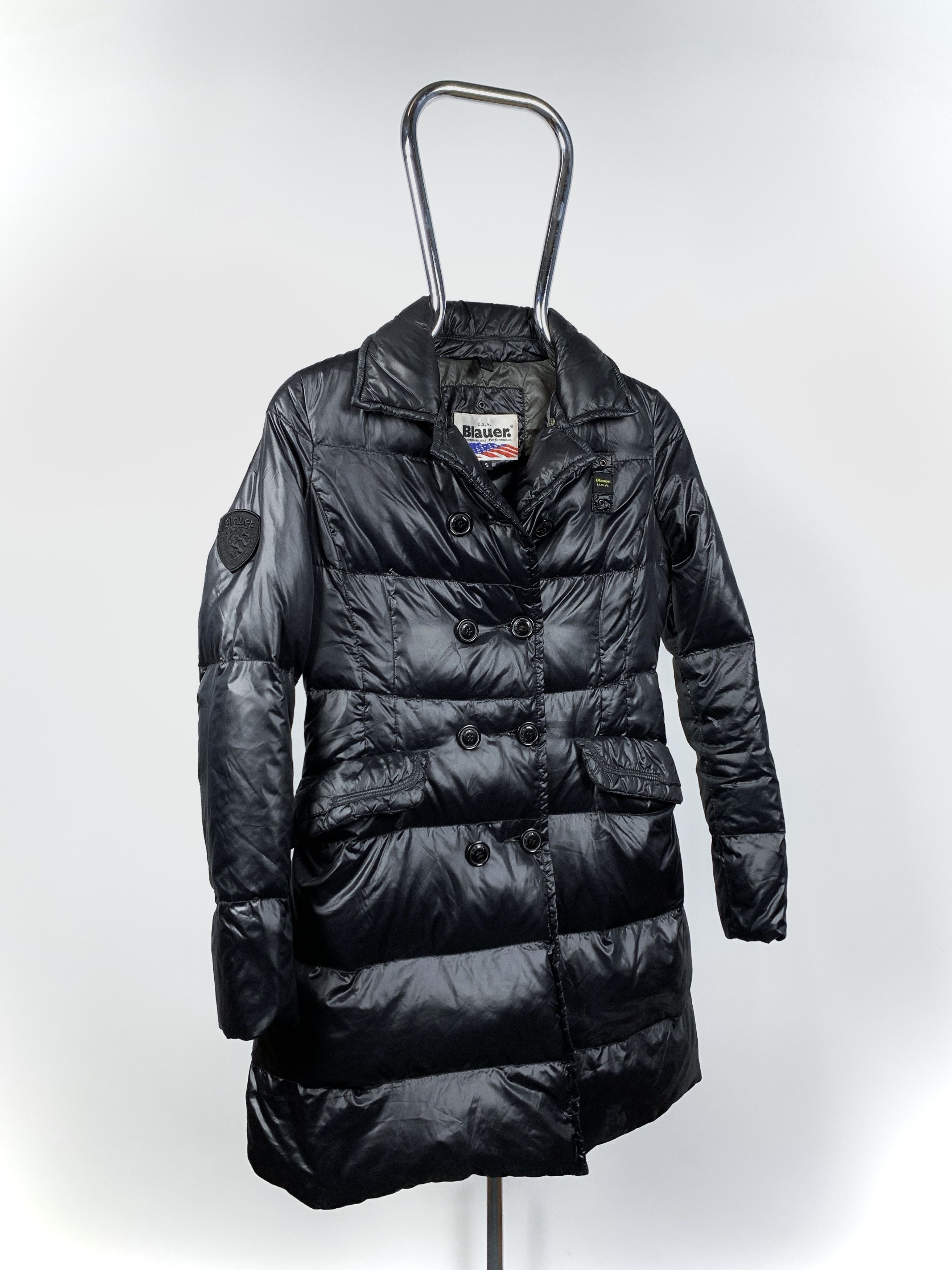 Italian Designers Women’s S/36,Blauer Lacquered Down Lux Coat,Jacket ...