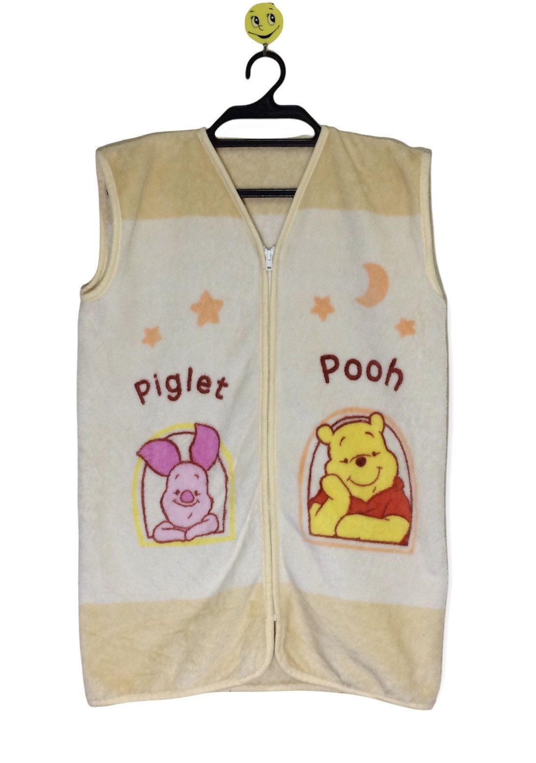 Cartoon Network × Disney POOH x Piglet Fleece Sweater Vest Jacket ...