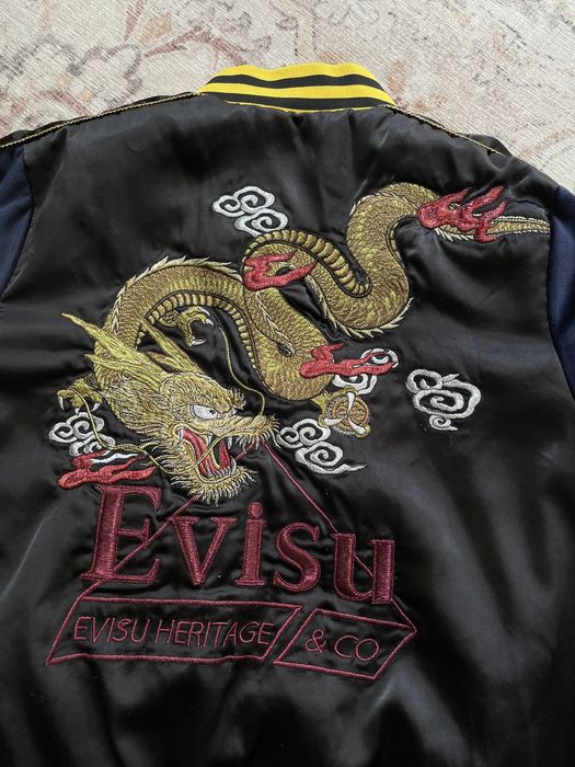 Evisu Evisu Dragon Souvenir Zip Bomber Jacket | Grailed