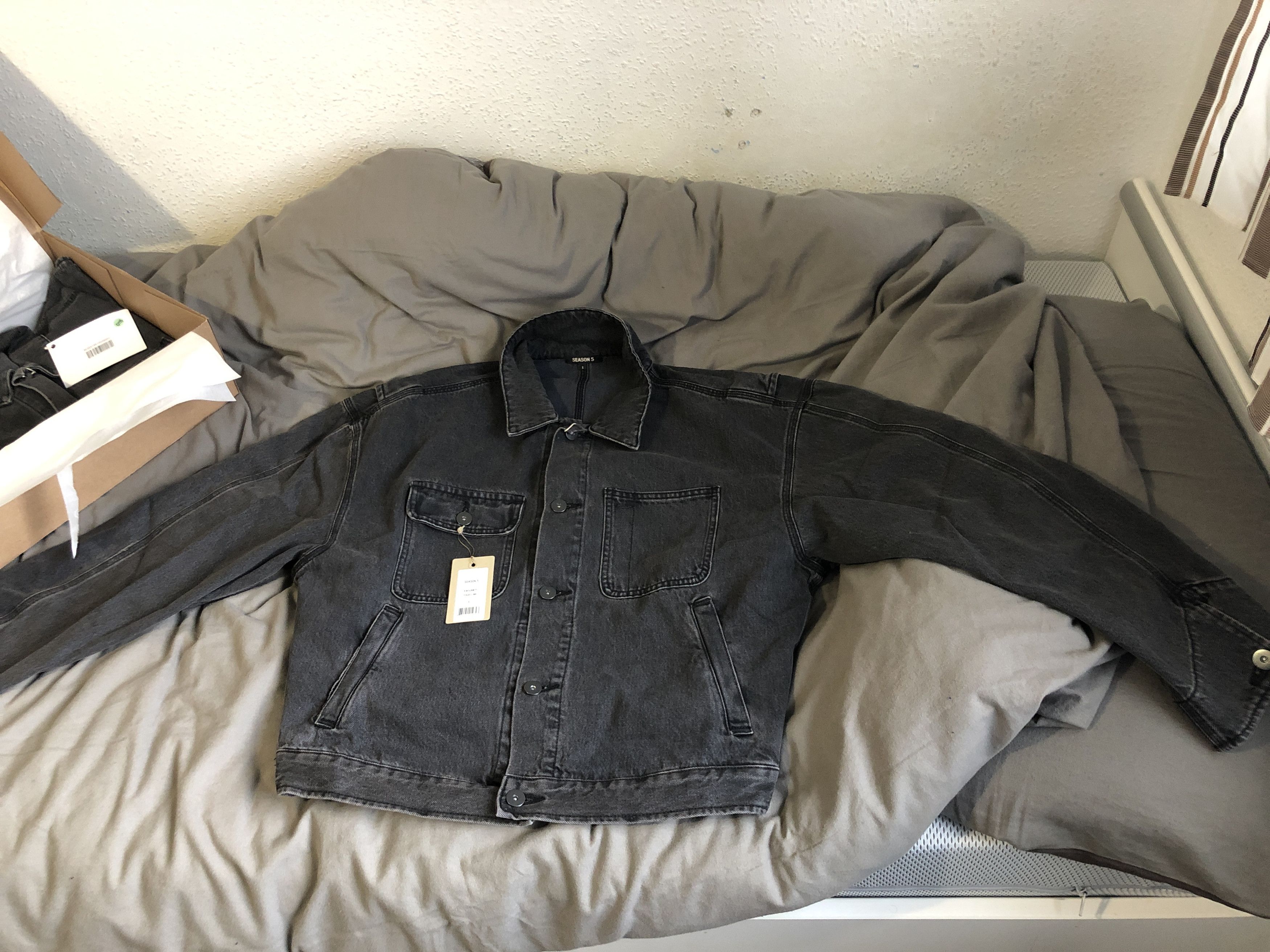 Yeezy Season Yeezy Season 5 Denim Work Wear Jacket | Grailed