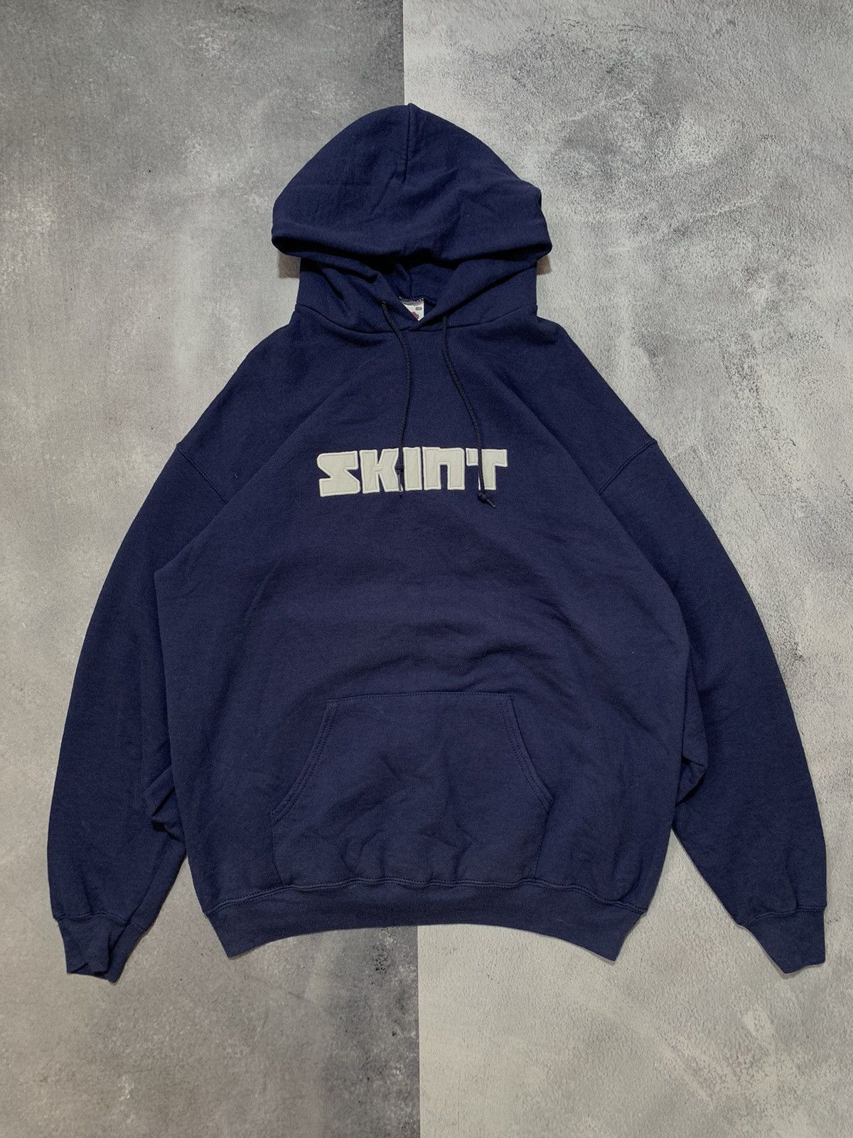 Vintage Vintage Y2K hoodie “Skint” streetwear style size XXL | Grailed
