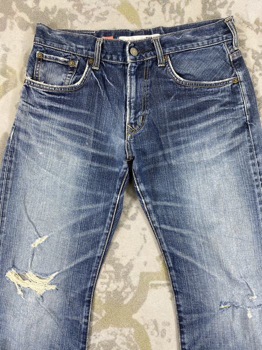 Edwin Distressed Blue Vintage Edwin Jeans 32x31 Denim- JN3720 | Grailed