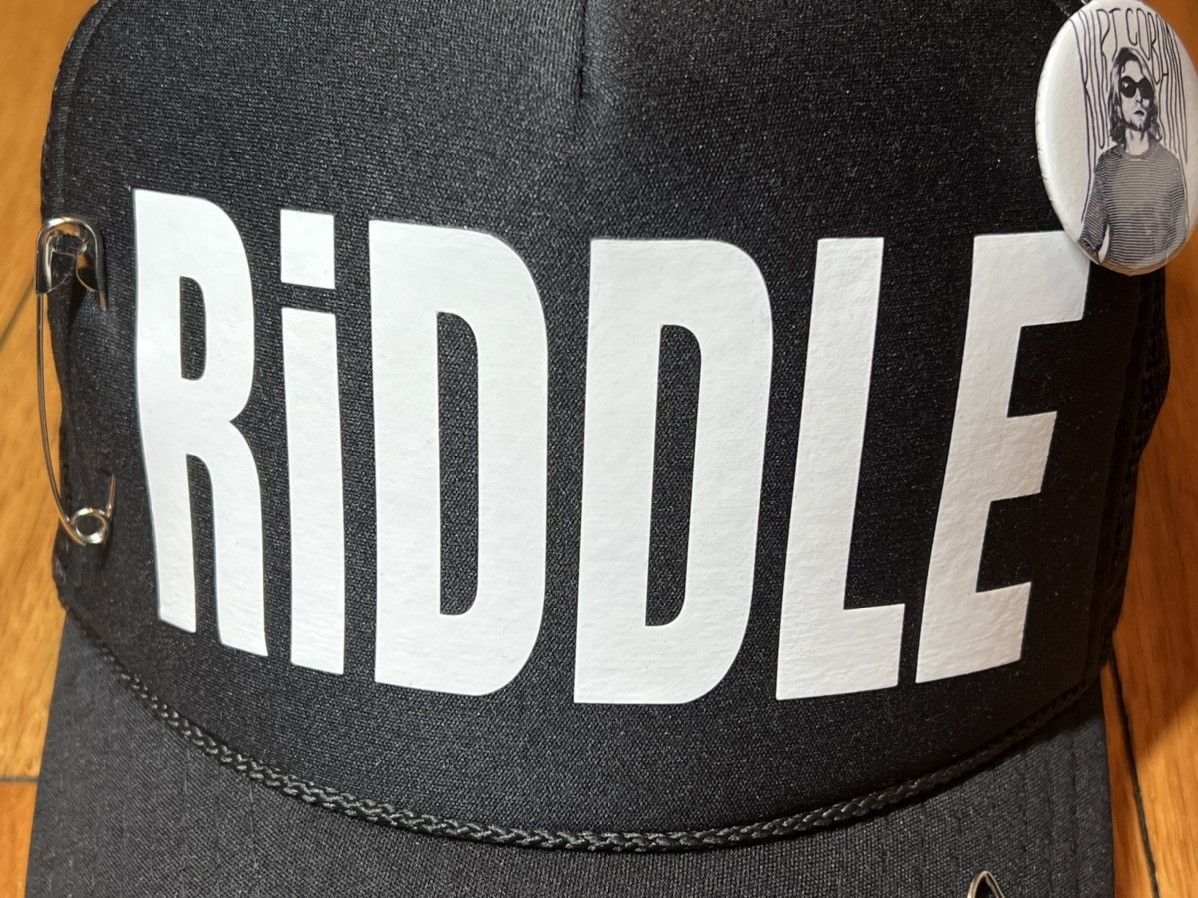 Antony Riddle × Nirvana × Streetwear Black RiDDLE Hat x Nirvana [1 of 1 ...